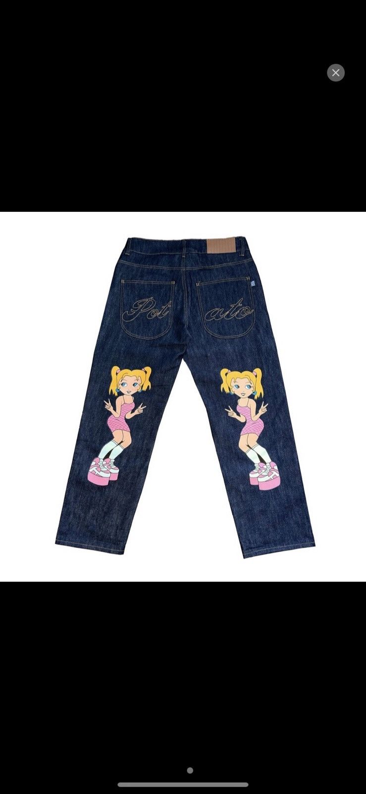 Imran Potato Imran Potato Anime Jeans | Grailed