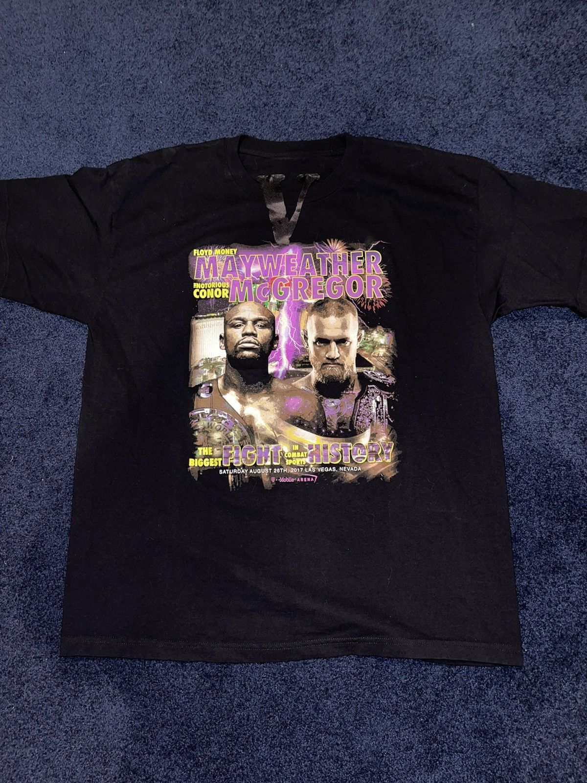 Vlone Vlone Fight Night Tee Mayweather V McGregor Size XL | Grailed
