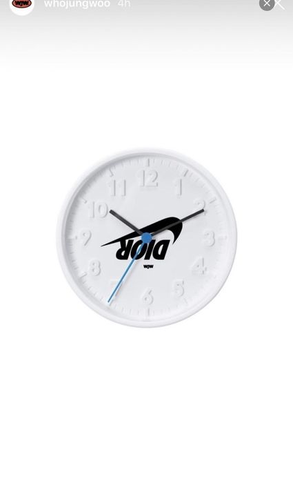 Nike Wjw Nike Dior custom clock | Grailed