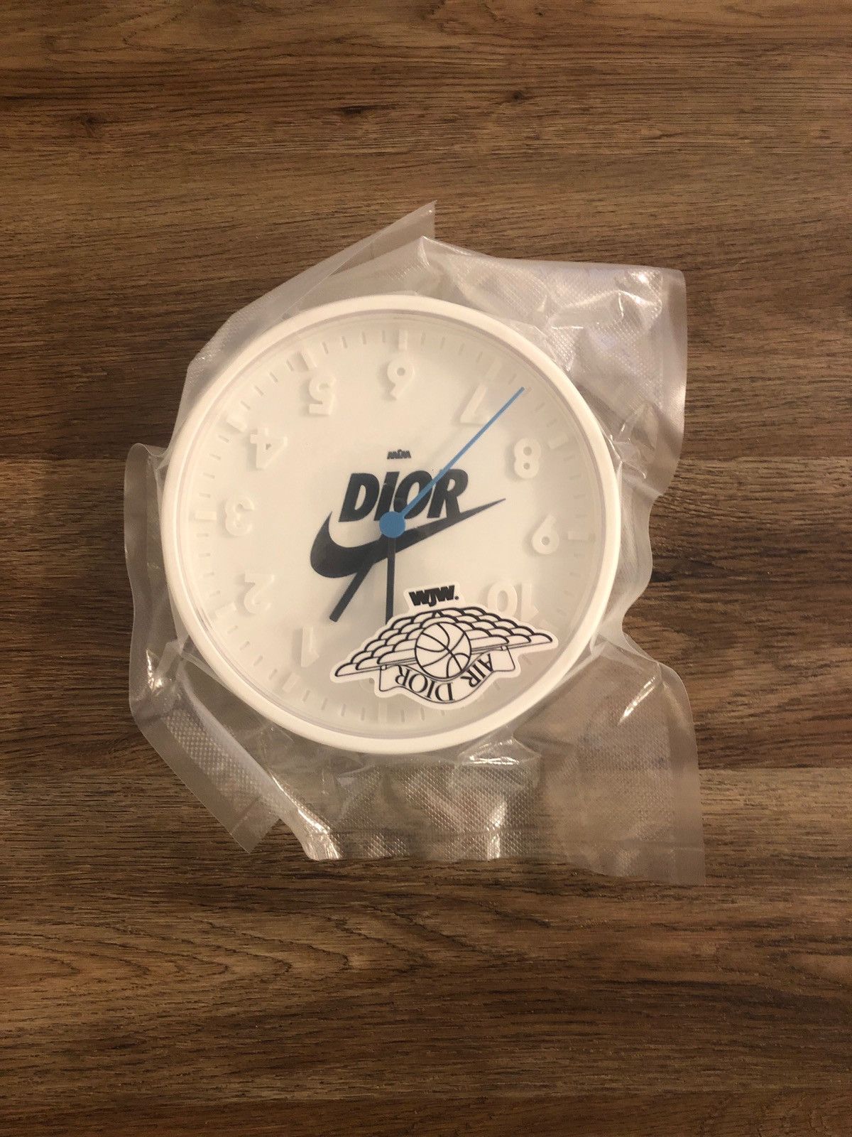 Dior × Nike × Vintage Wjw Nike Dior custom clock | Grailed