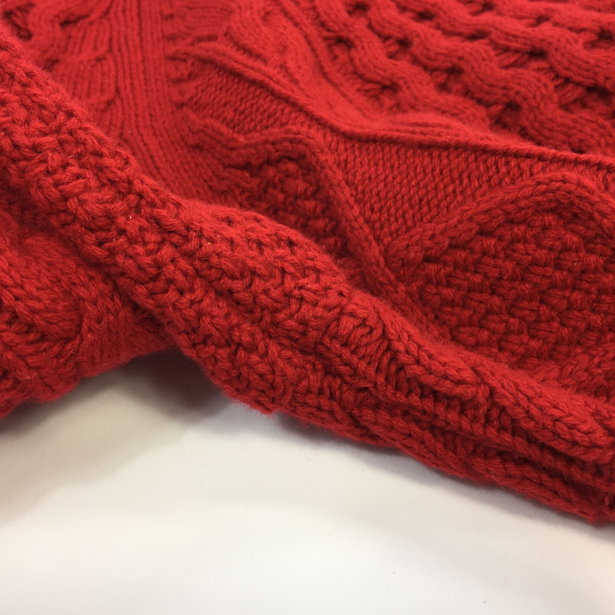 Fred Perry Fred Perry Classic Aran Roll Neck Knit pattern Sweater | Grailed