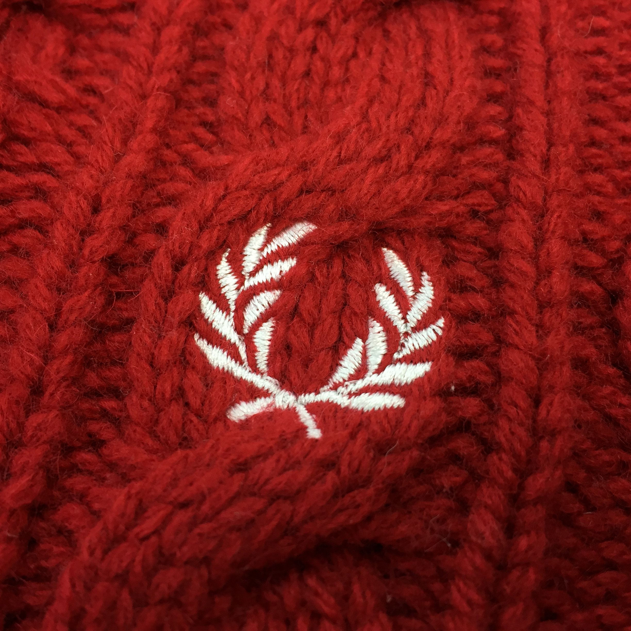 Fred Perry Fred Perry Classic Aran Roll Neck Knit pattern Sweater | Grailed
