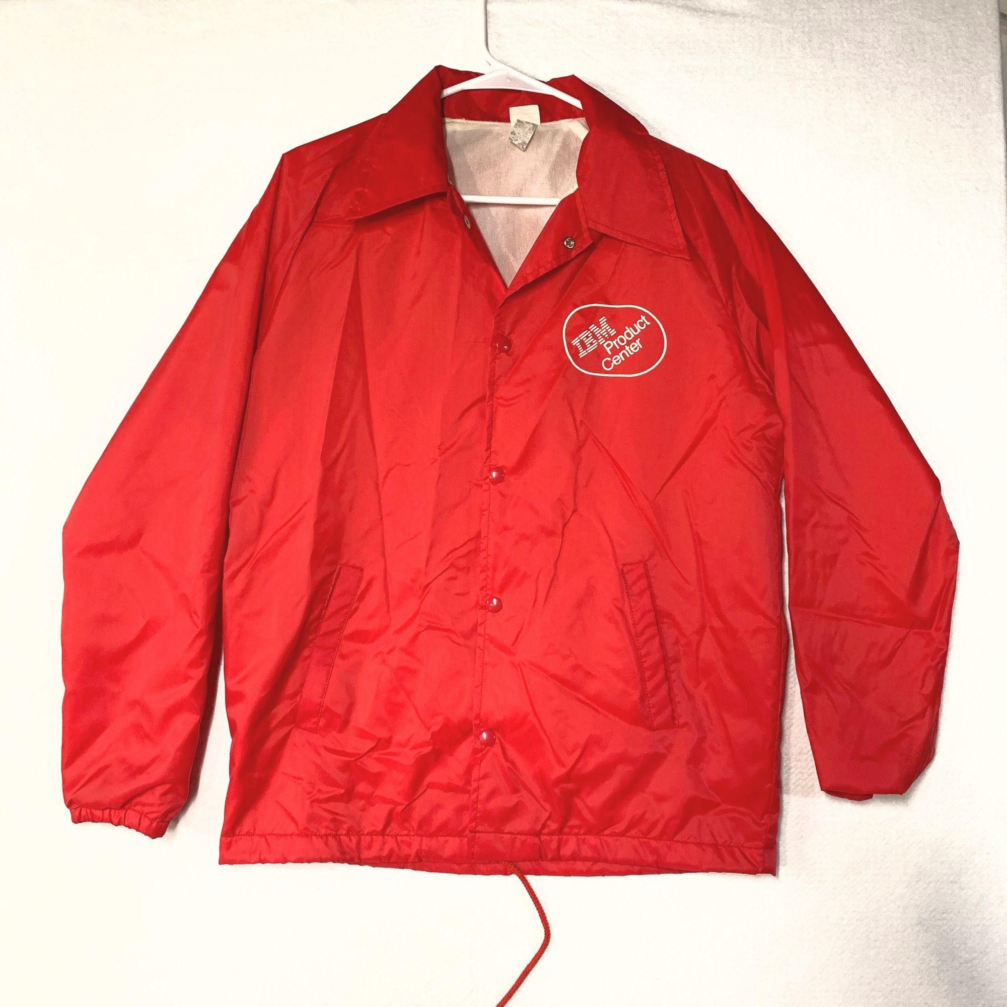 Streetwear × Vintage Vintage IBM Product Center Windbreaker Jacket ...