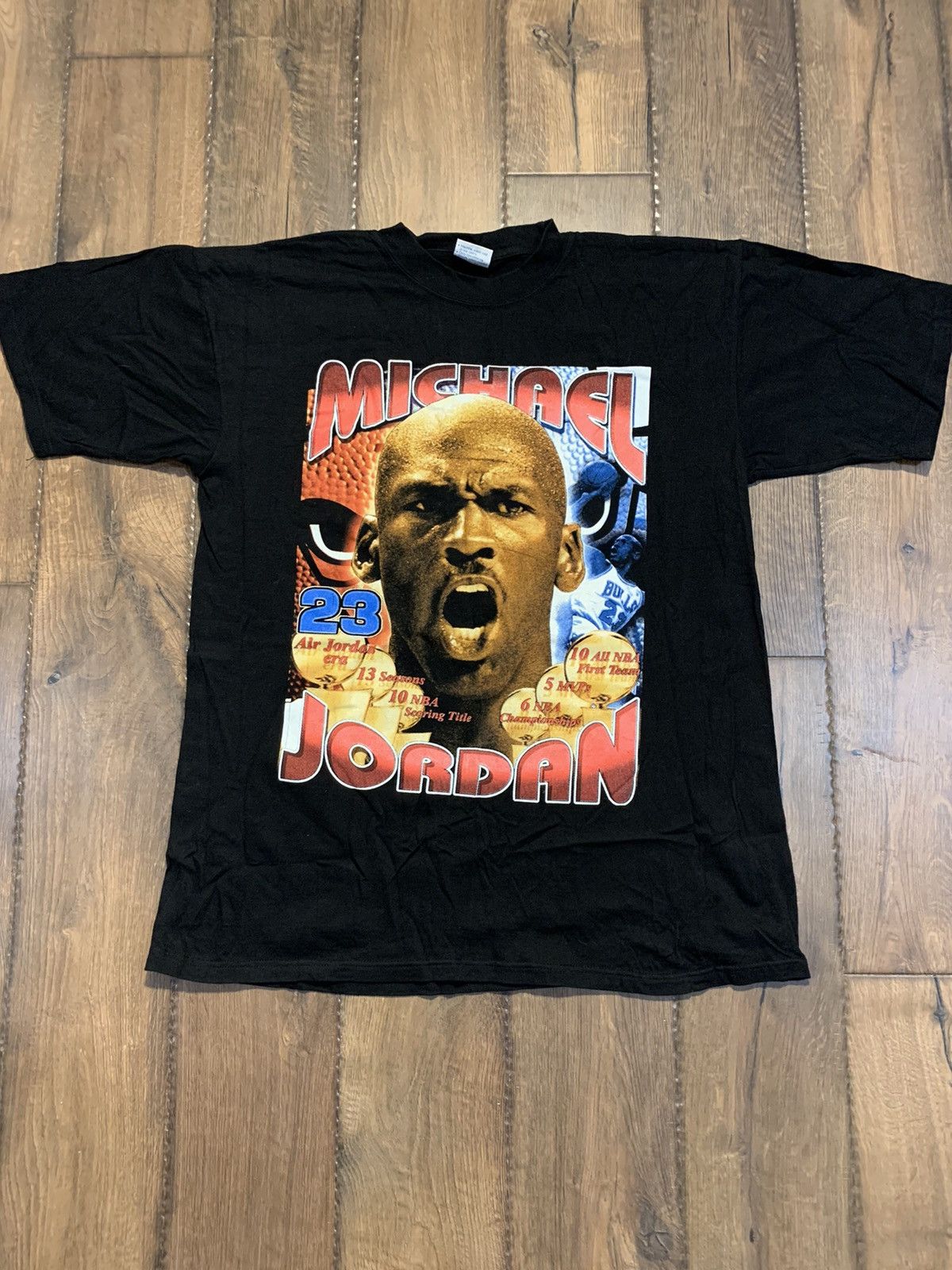 Jordan Brand × Vintage Vintage Michael Jordan Bootleg Rap Style Tee ...