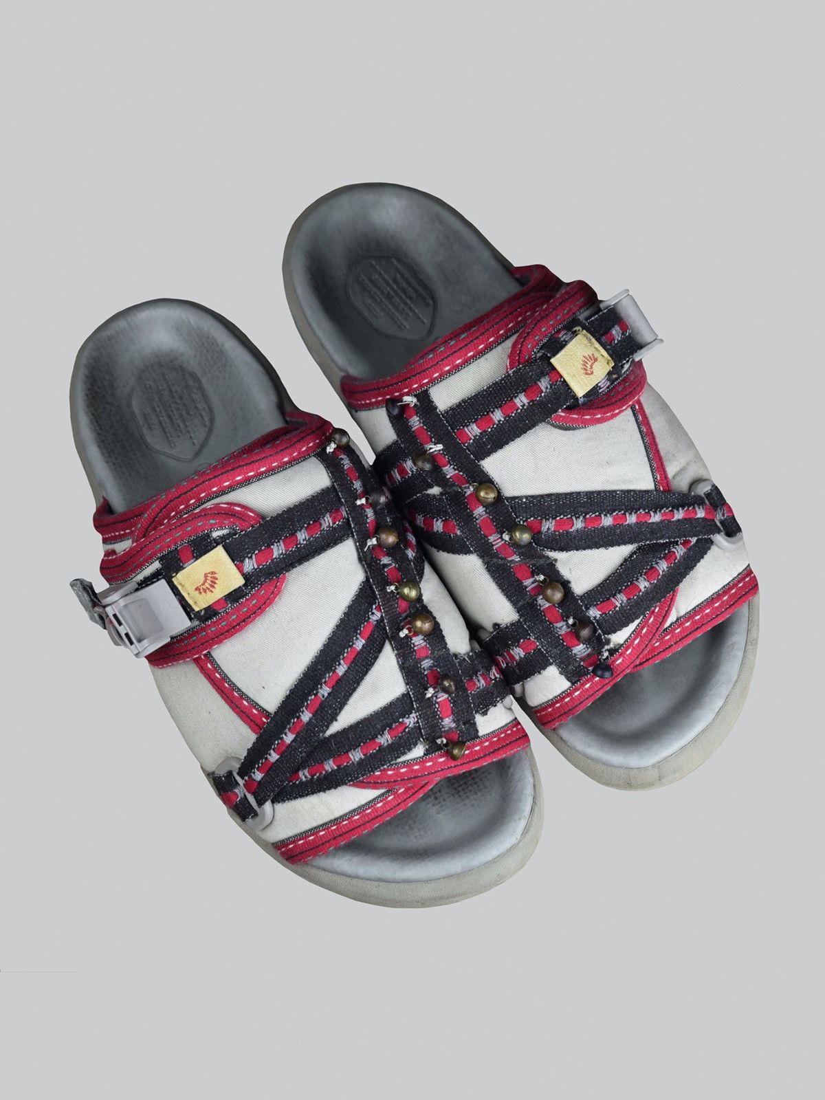 Visvim Visvim Christo Beige Bells John Mayer Sandals Slides M | Grailed