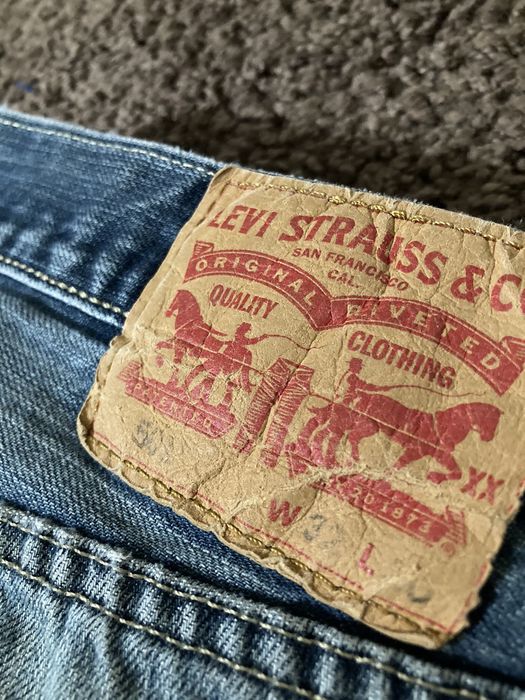 Vintage Vintage Levi’s 501 Distressed Blue Jeans | Grailed