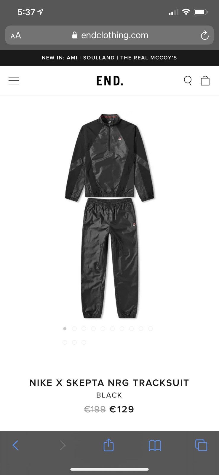 Nike Nike X Skepta track suit | Grailed