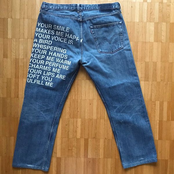 Junya Watanabe Junya Watanabe x Levi’s SS02 Poem Jeans | Grailed