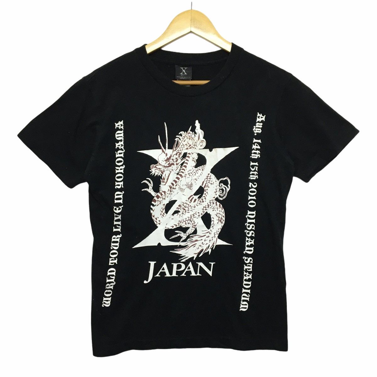 Band Tees X Japan Rock Band Big Logo World Tour Live in Yokohama Tee S ...
