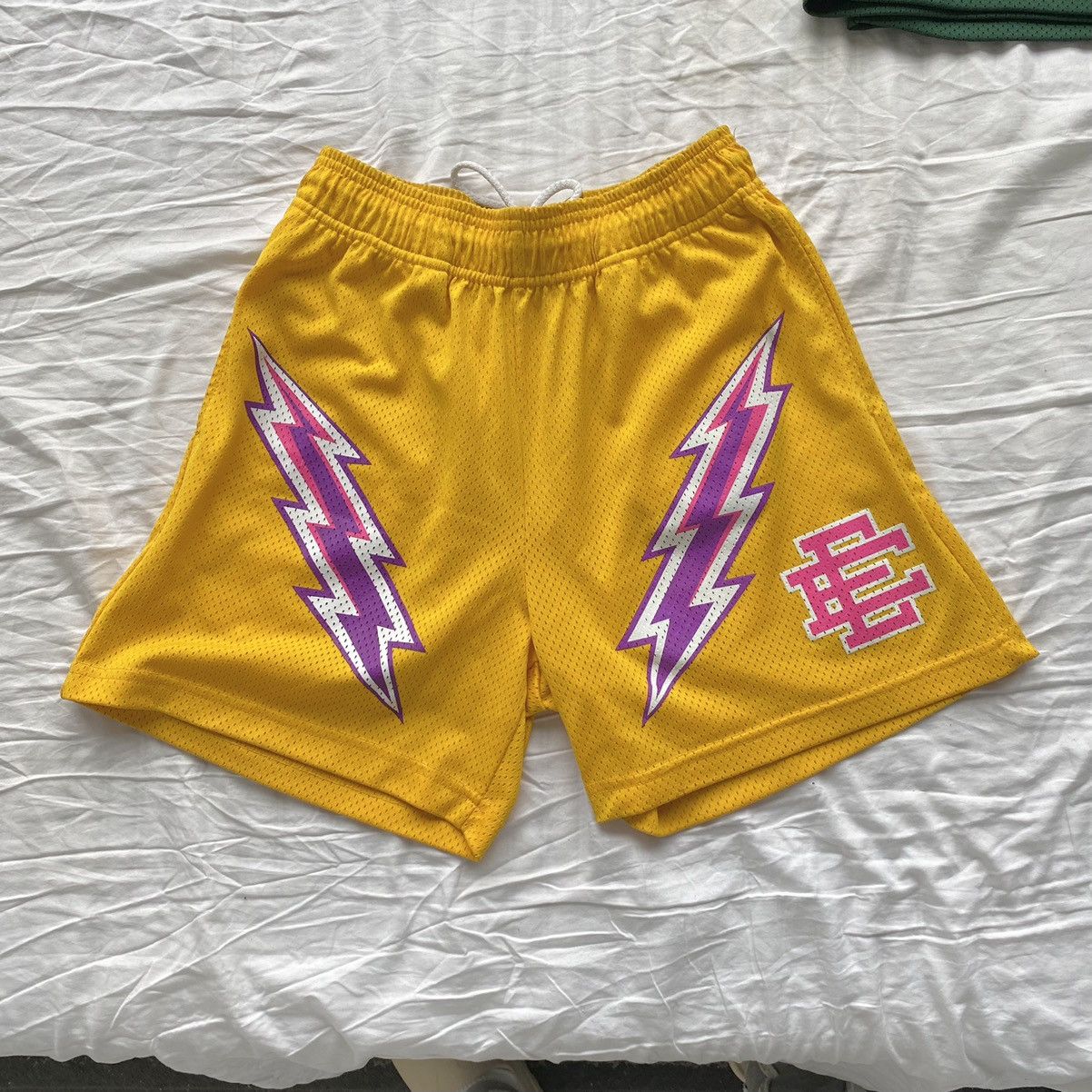 Eric Emanuel Eric Emmanuel Lightning Bolt Logo Shorts | Grailed