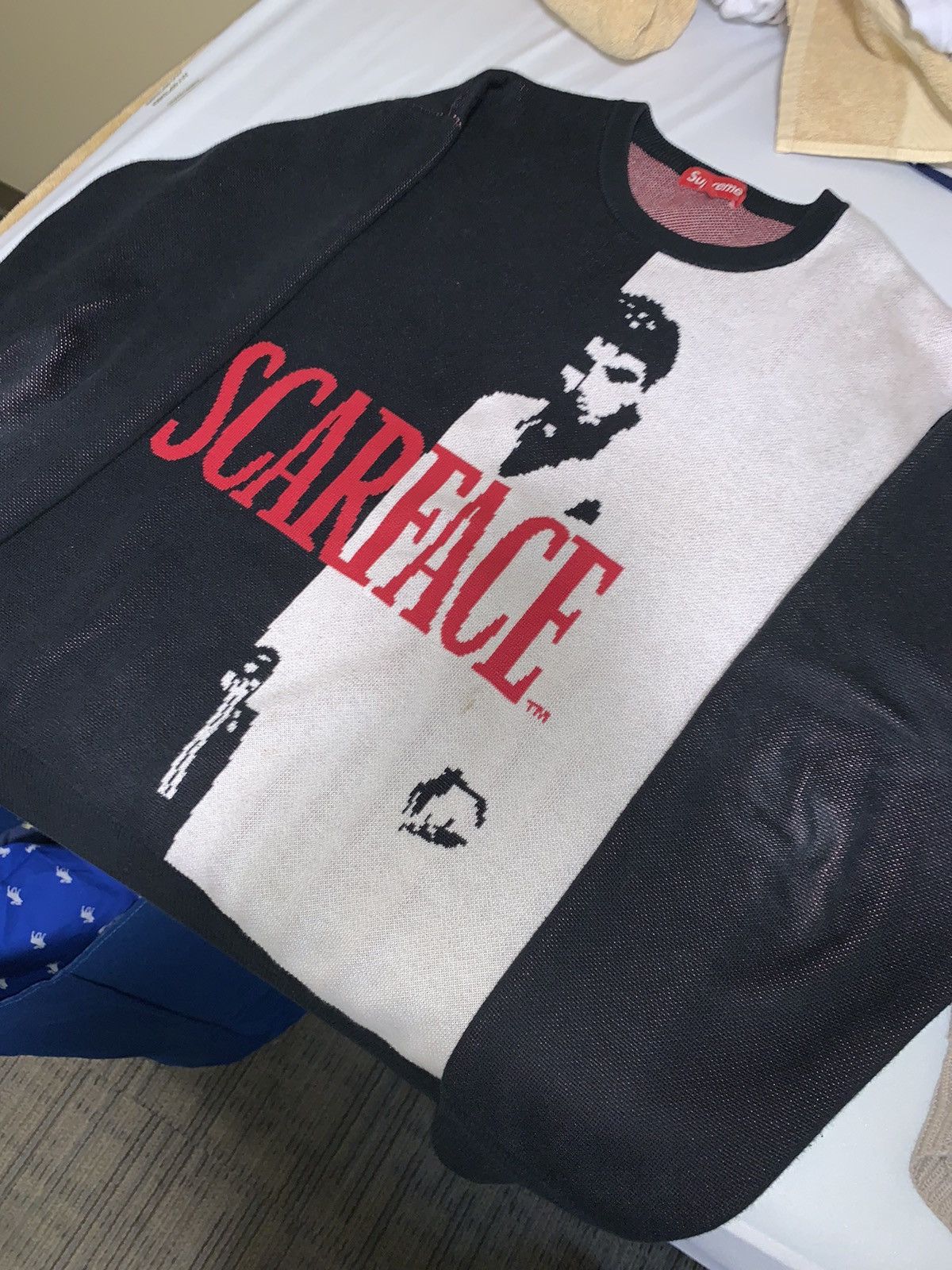 Supreme Scarface Supreme Sweater | Grailed