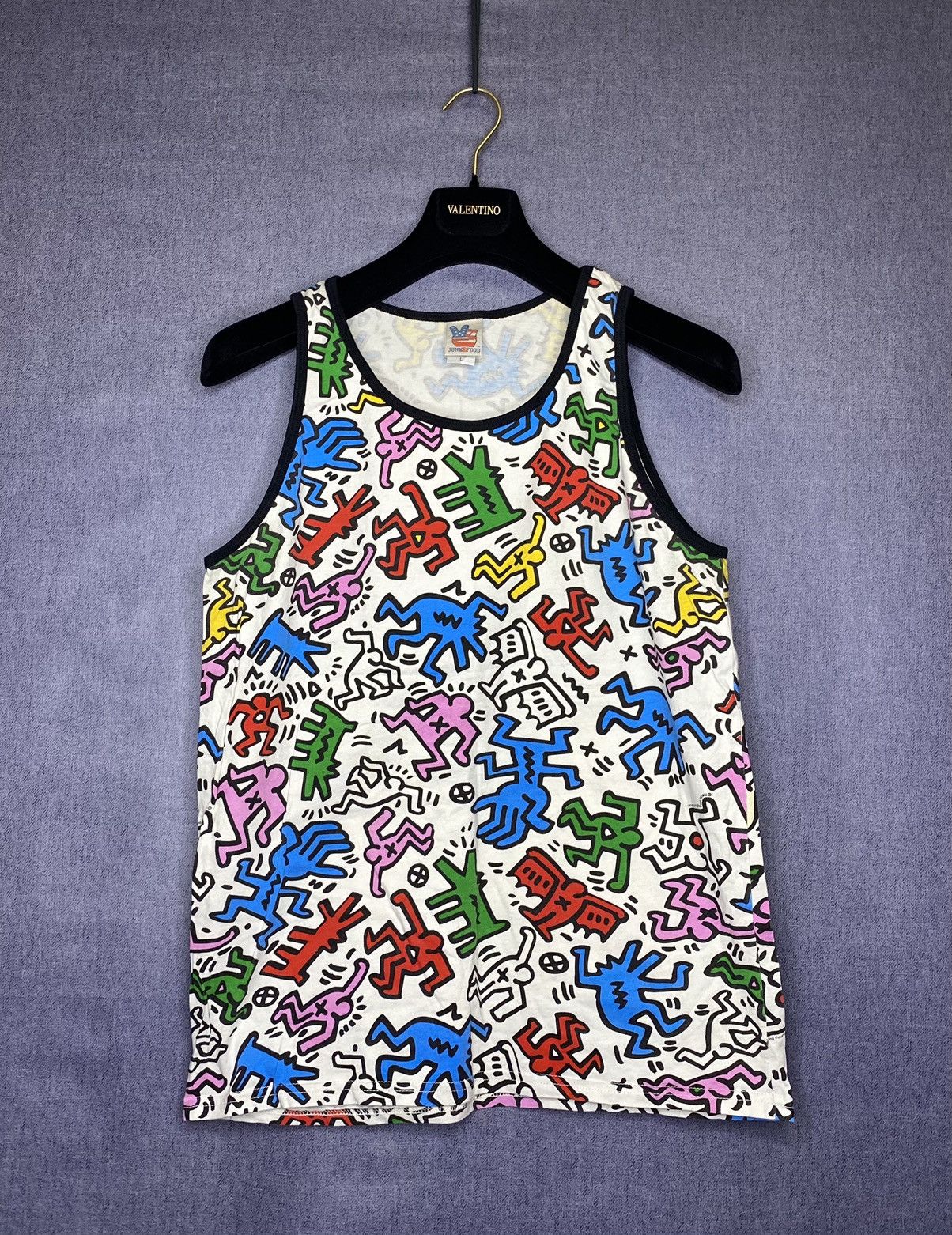 Keith Haring × Vintage Keith Haring vintage monogram tank top | Grailed