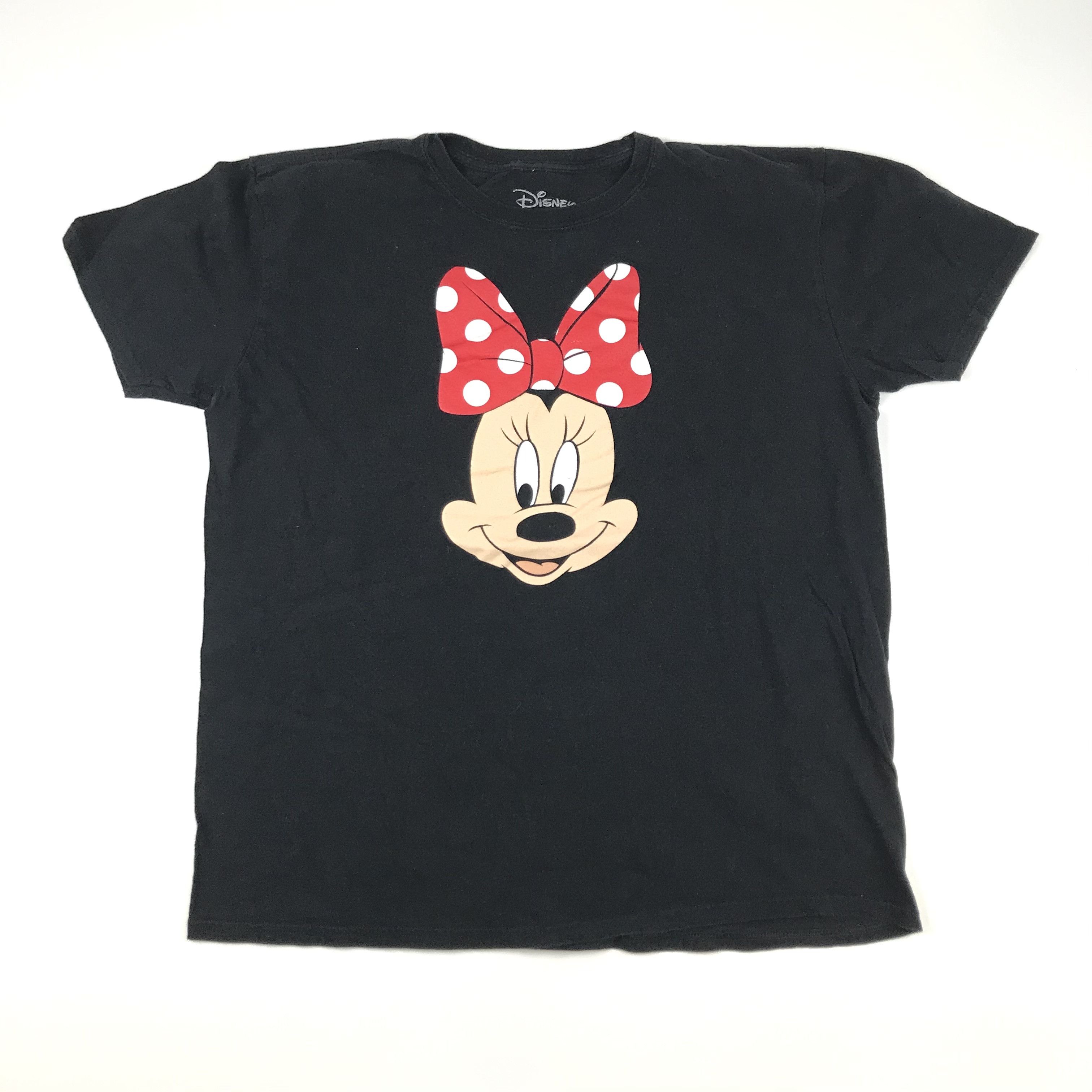 Disney × Mickey Mouse × Vintage Vintage Disney Minnie Mouse Black T ...