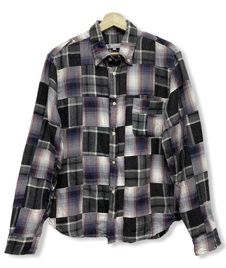 Designer × Japanese Brand × Vintage PUNAH PLUS Patchwork Checkered ...