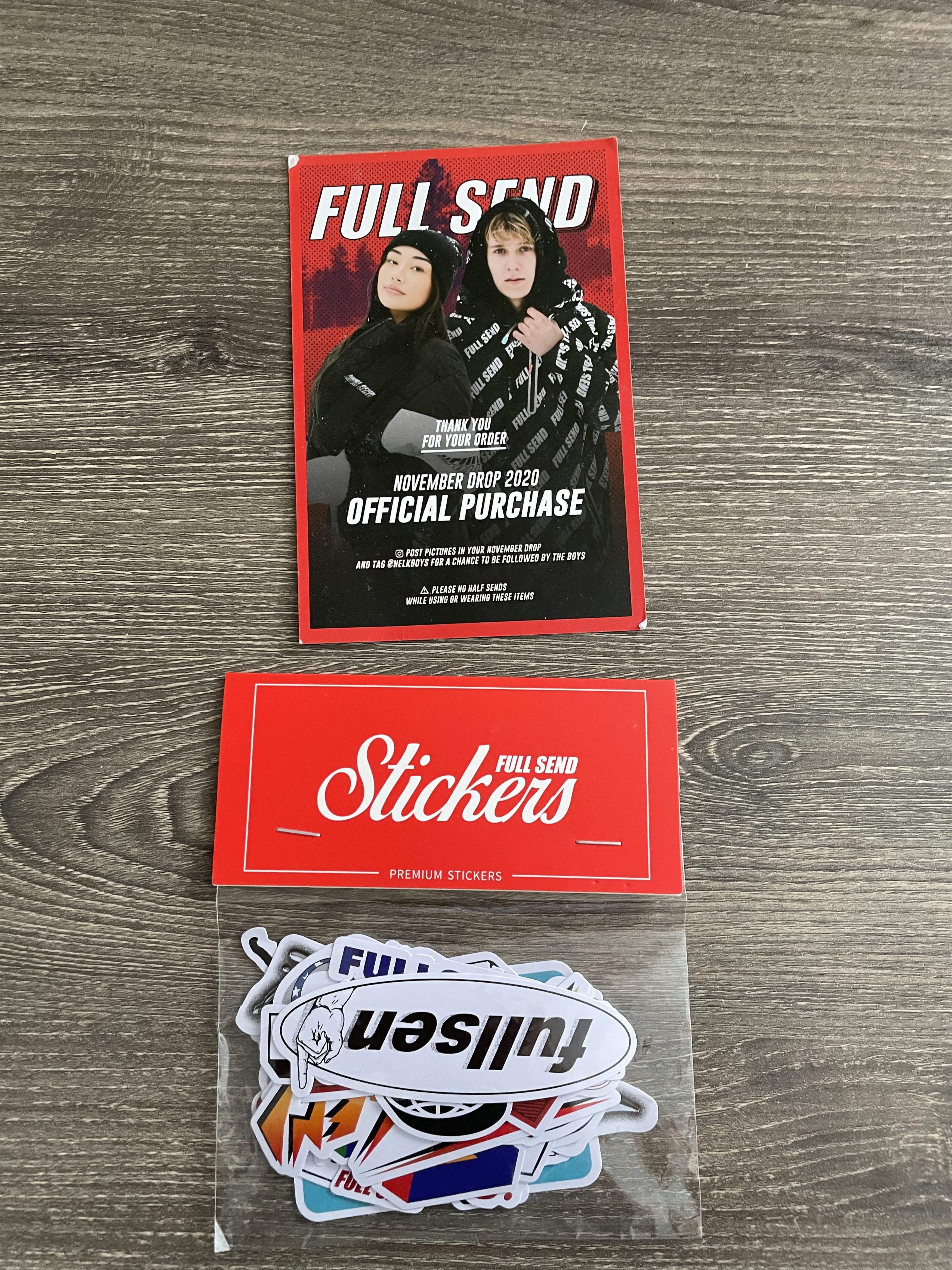 Full Send by Nelk Boys full send sticker | Grailed