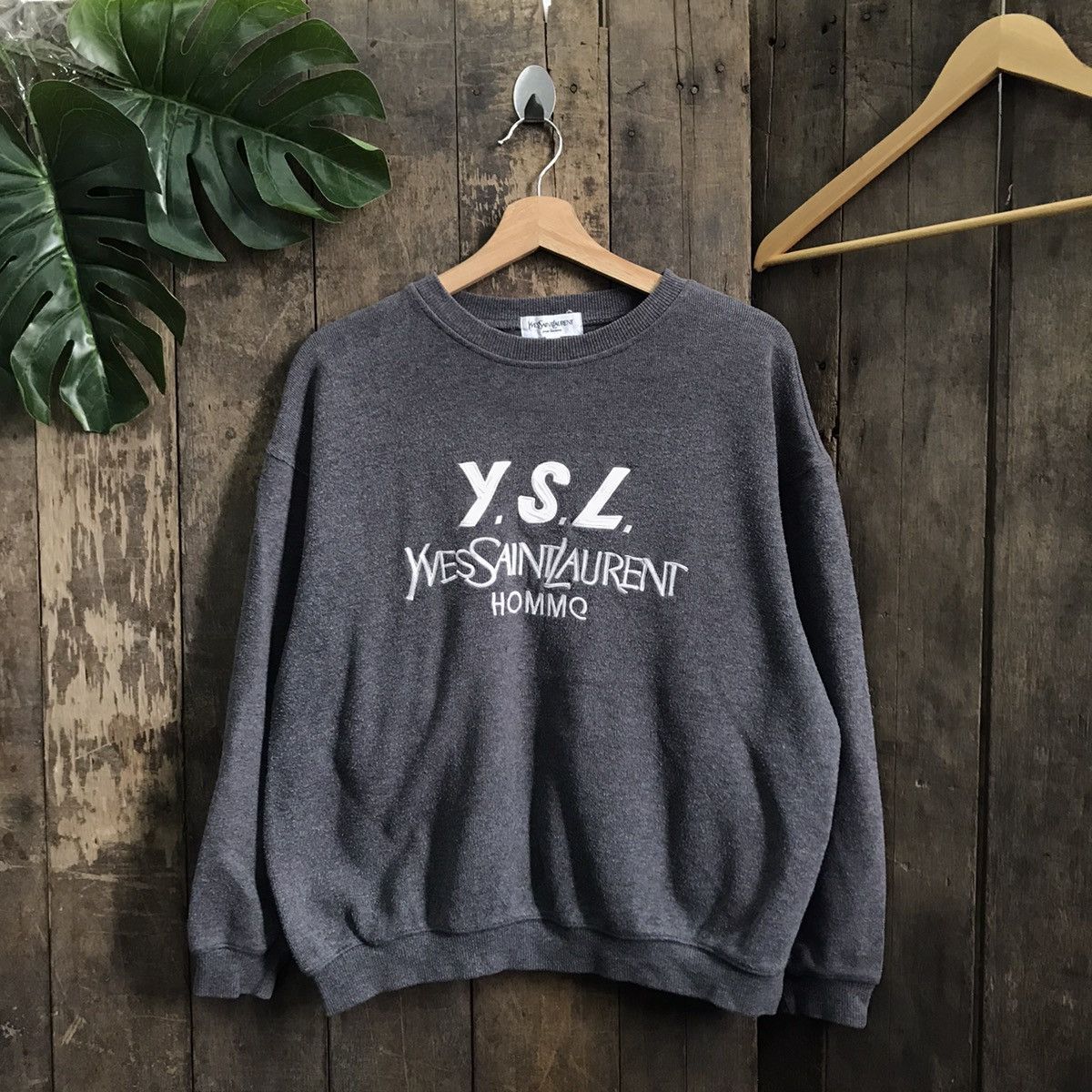 Vintage × Ysl Pour Homme × Yves Saint Laurent Vintage YSL Crewneck with ...