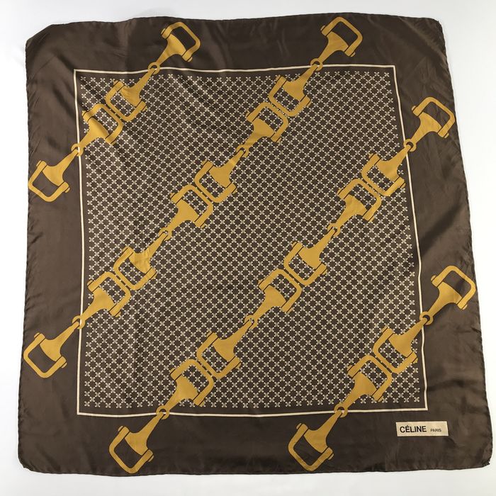 Celine Celine Silk Scarf | Grailed