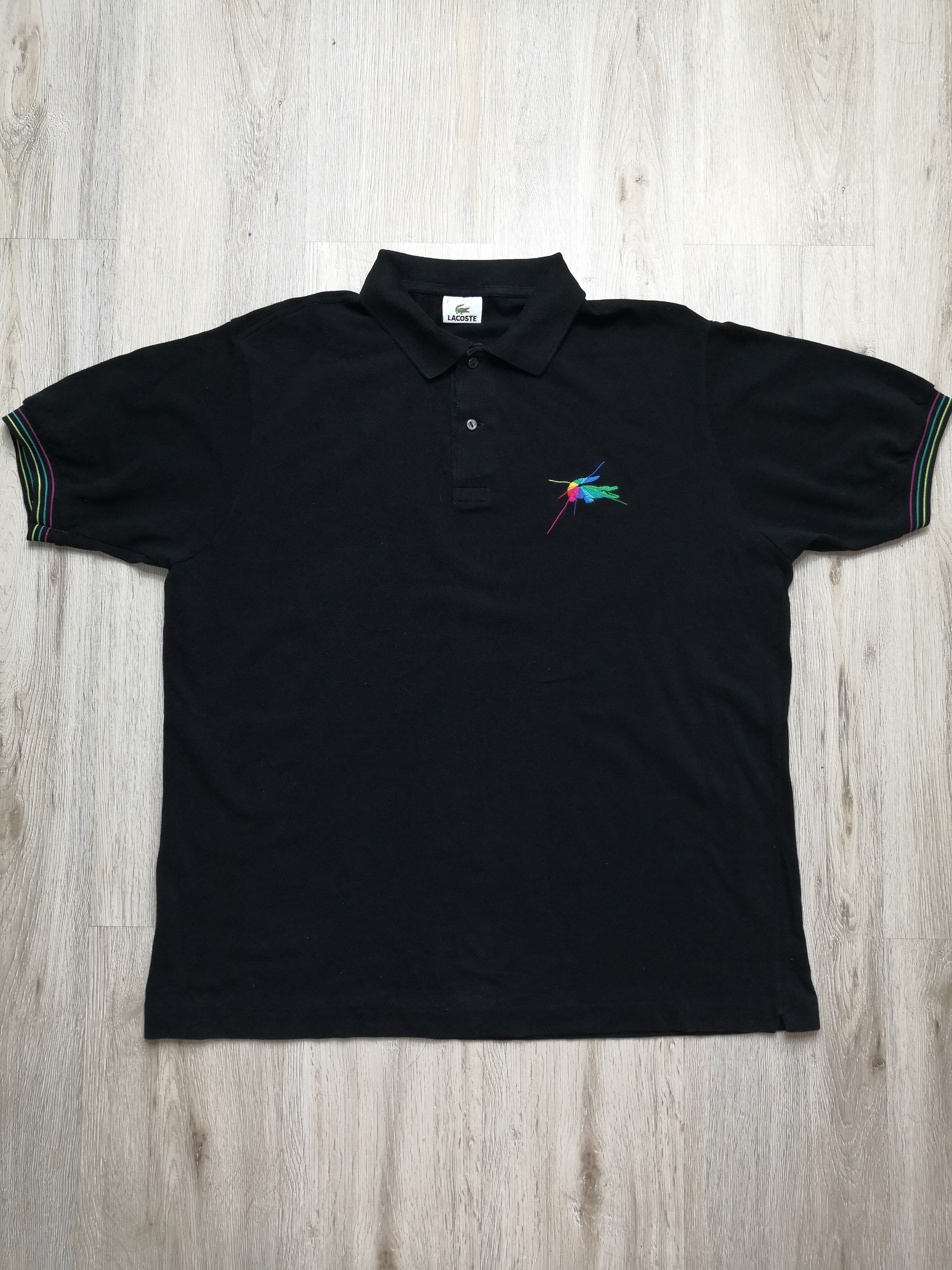 Lacoste × Rare × Streetwear lacoste rainbow polo | Grailed