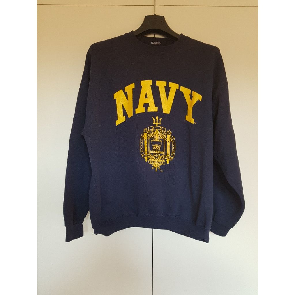 Vintage U.S. Naval Academy Navy Crew Neck Sweatshirt | Grailed
