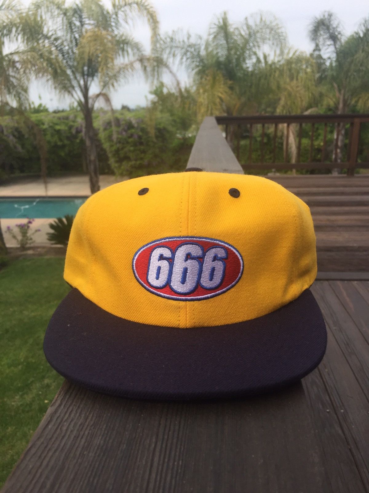 Supreme Supreme Yellow 666 Hat | Grailed