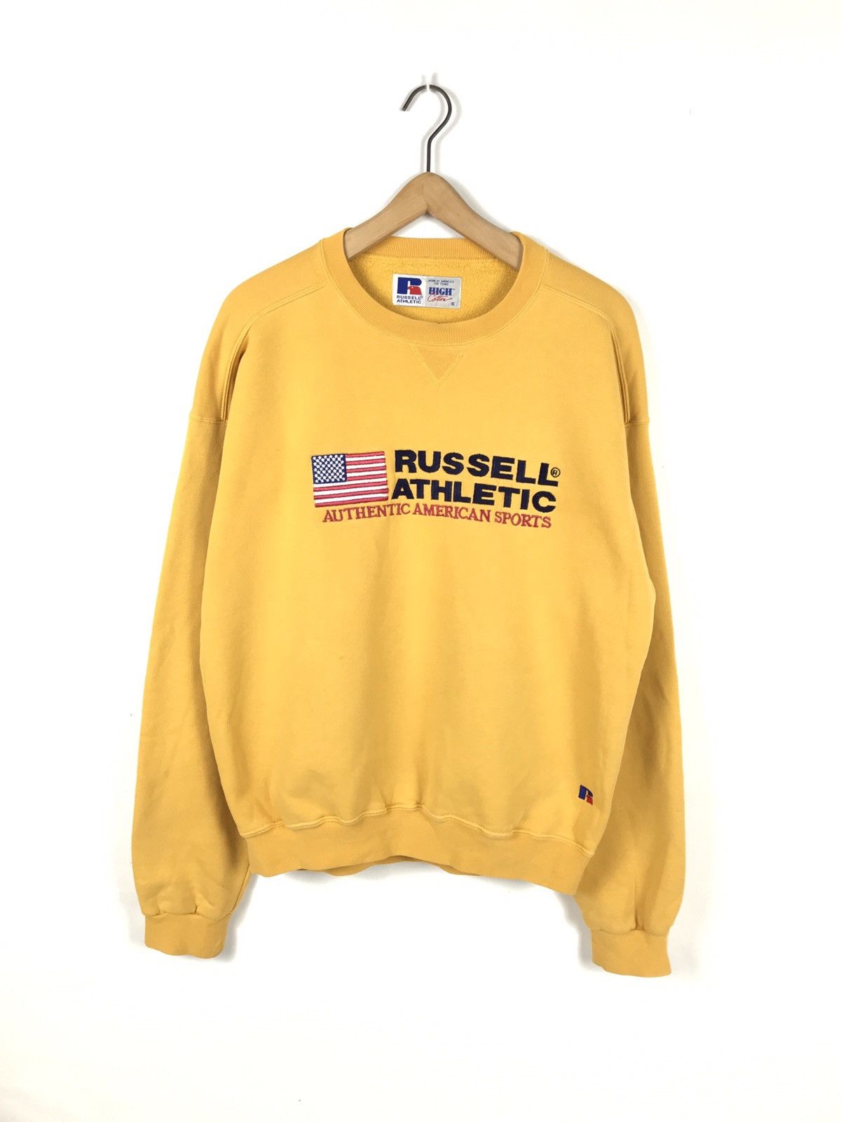 Vintage Vintage Russell Athletic USA Flag Logo | Grailed