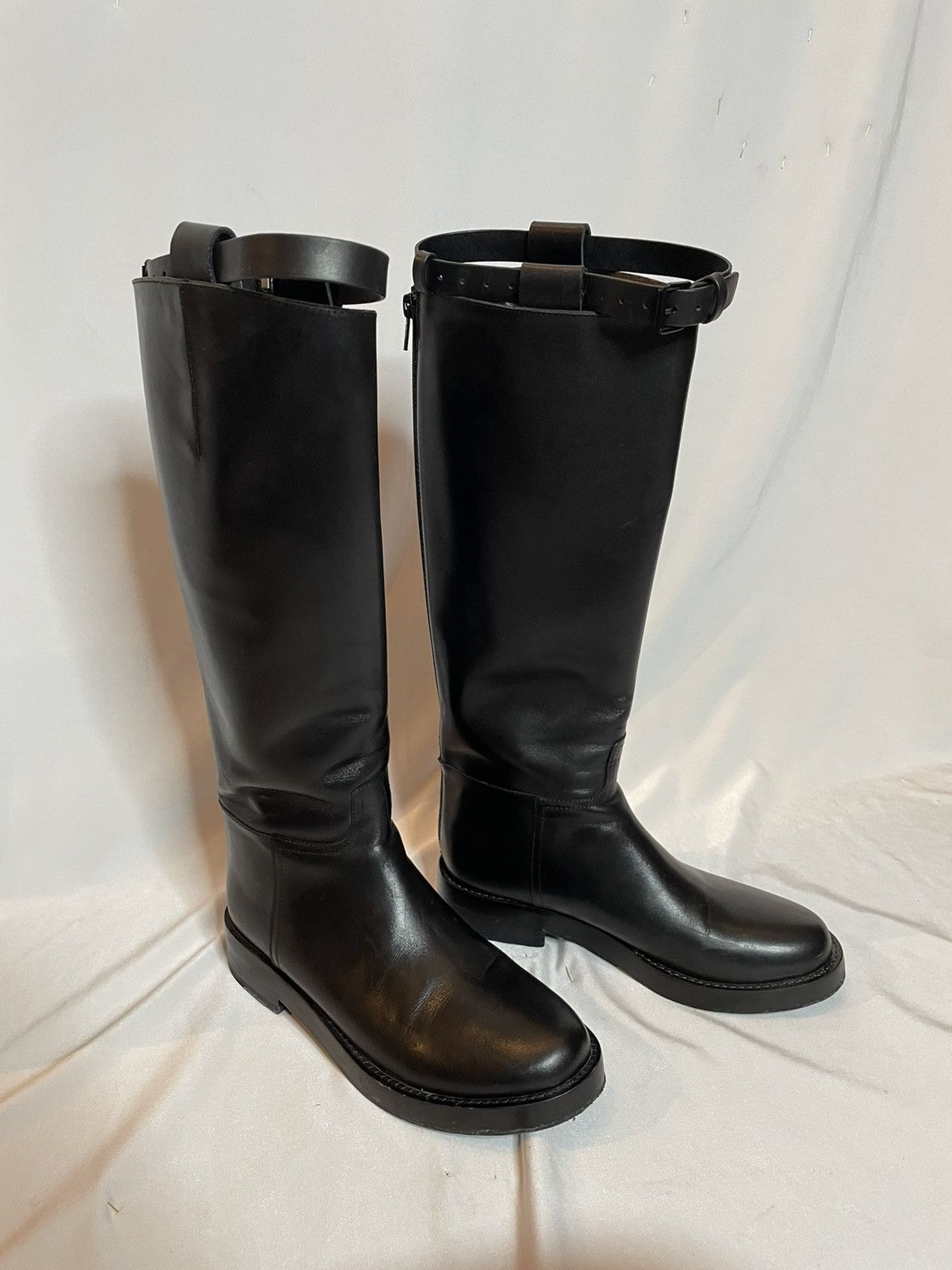 Ann Demeulemeester Knee-high Riding boots | Grailed