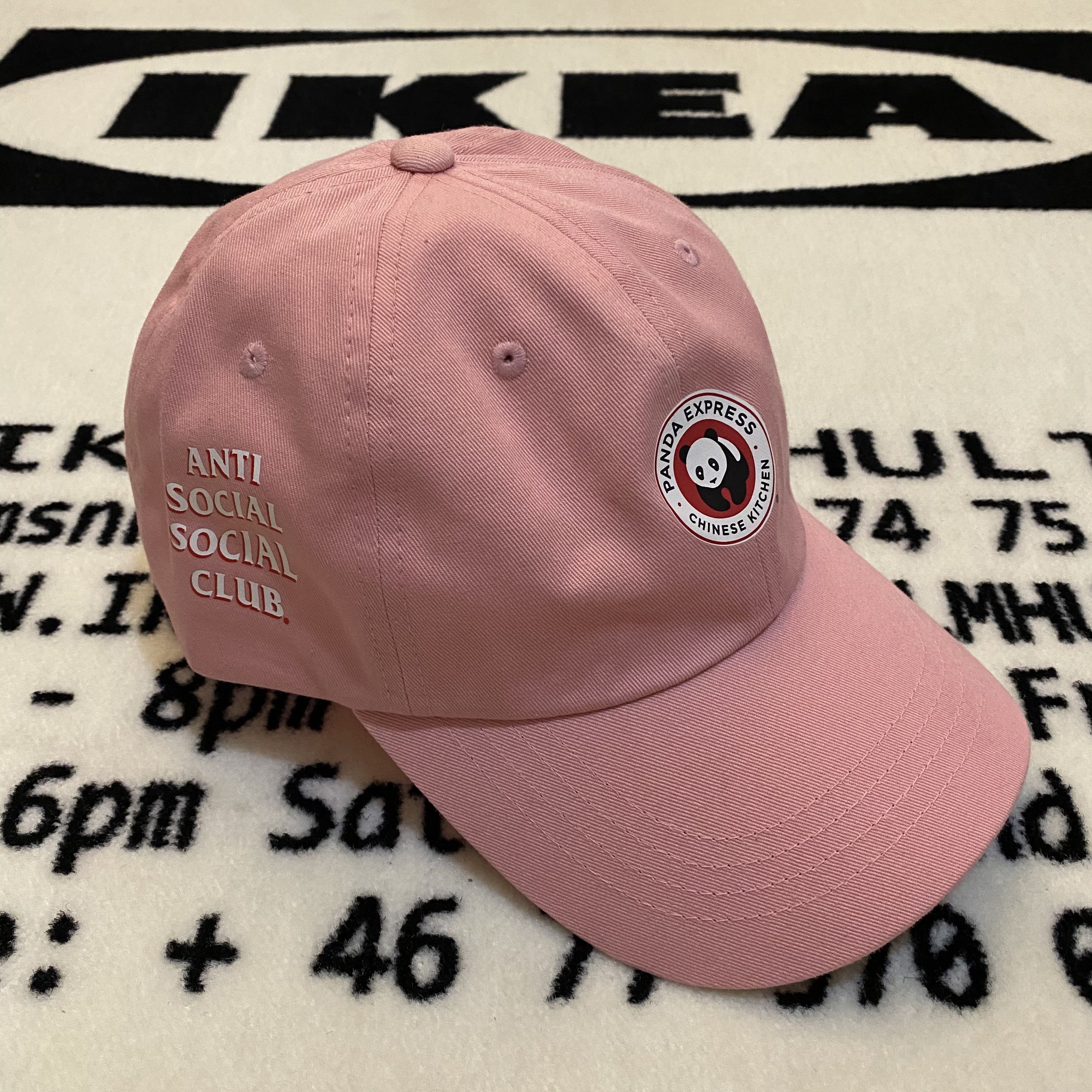 Anti Social Social Club ASSC X Panda Express Pink Dad Hat | Grailed