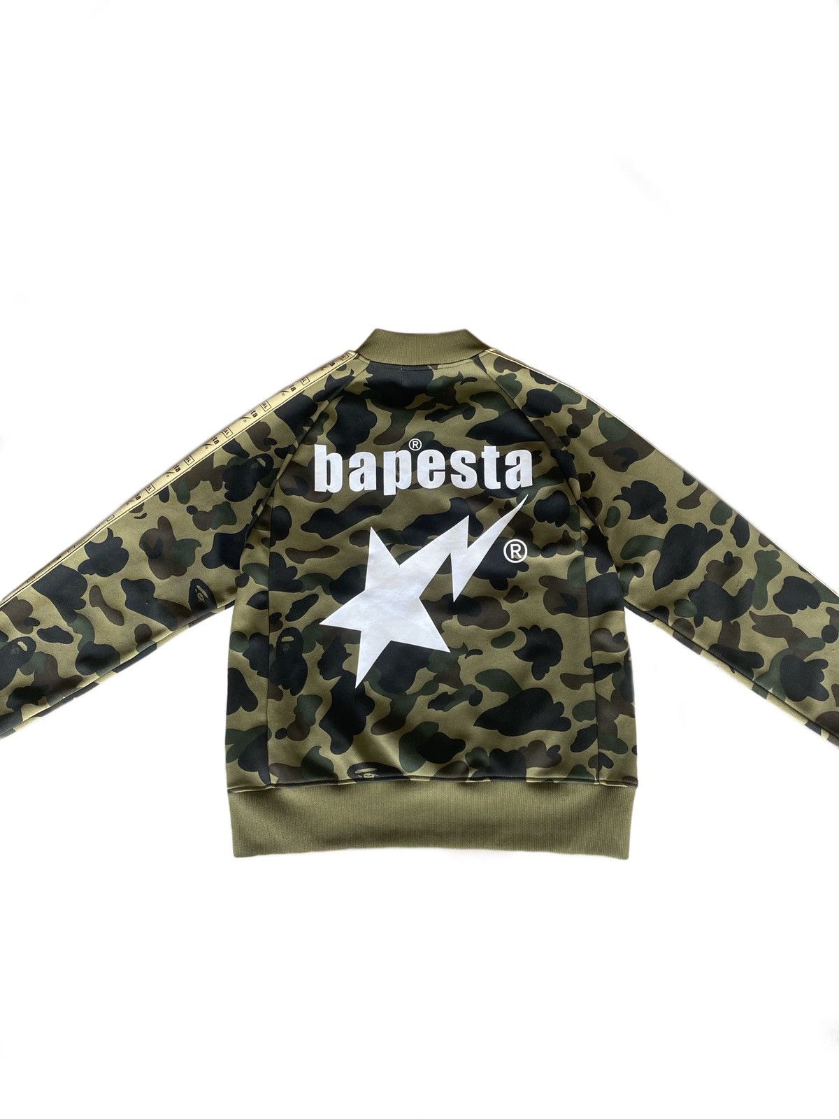 Bape Bape Bapesta Camo Track Jacket | Grailed