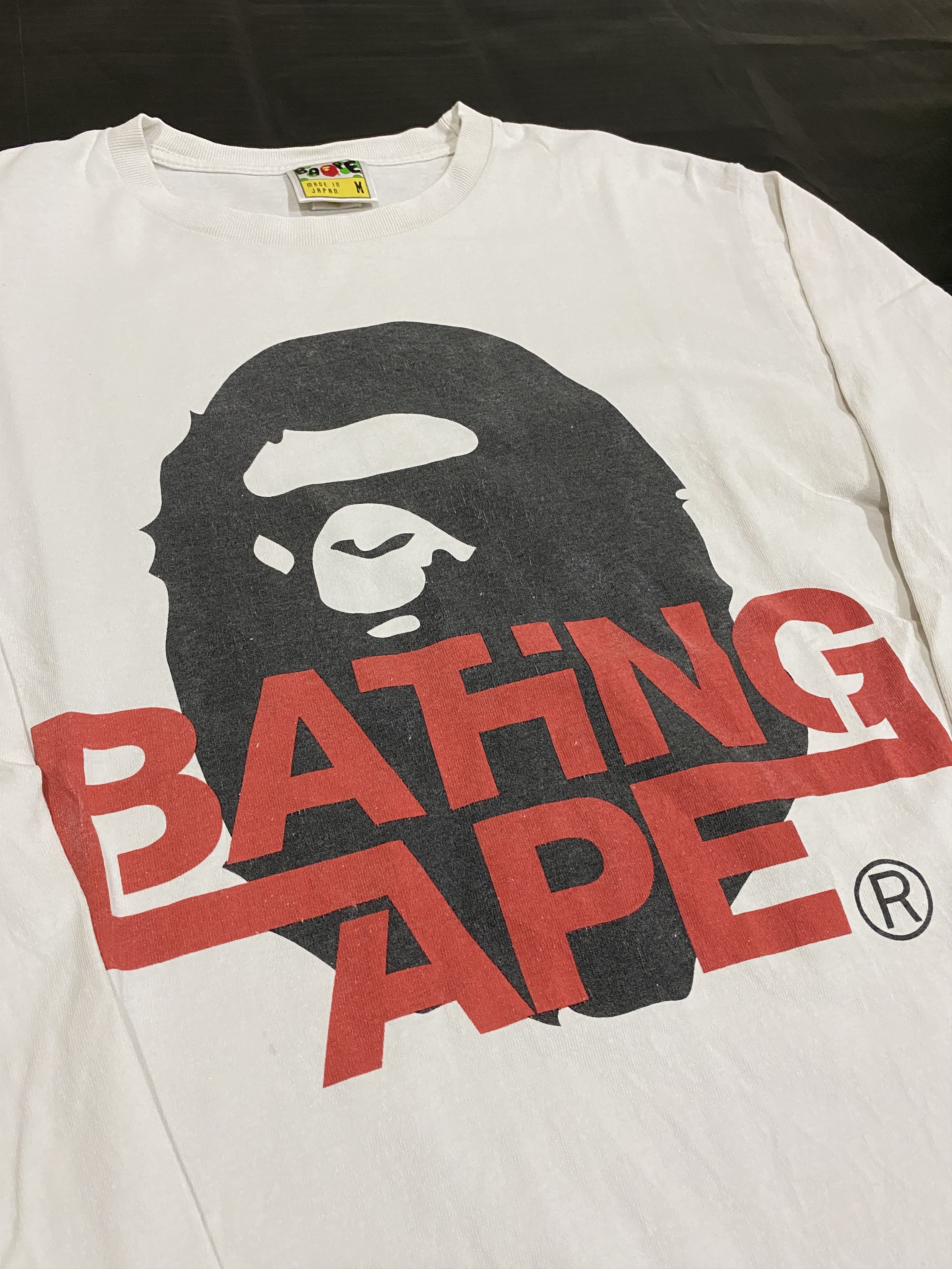 Bape Ape Head Overlay L/S | Grailed