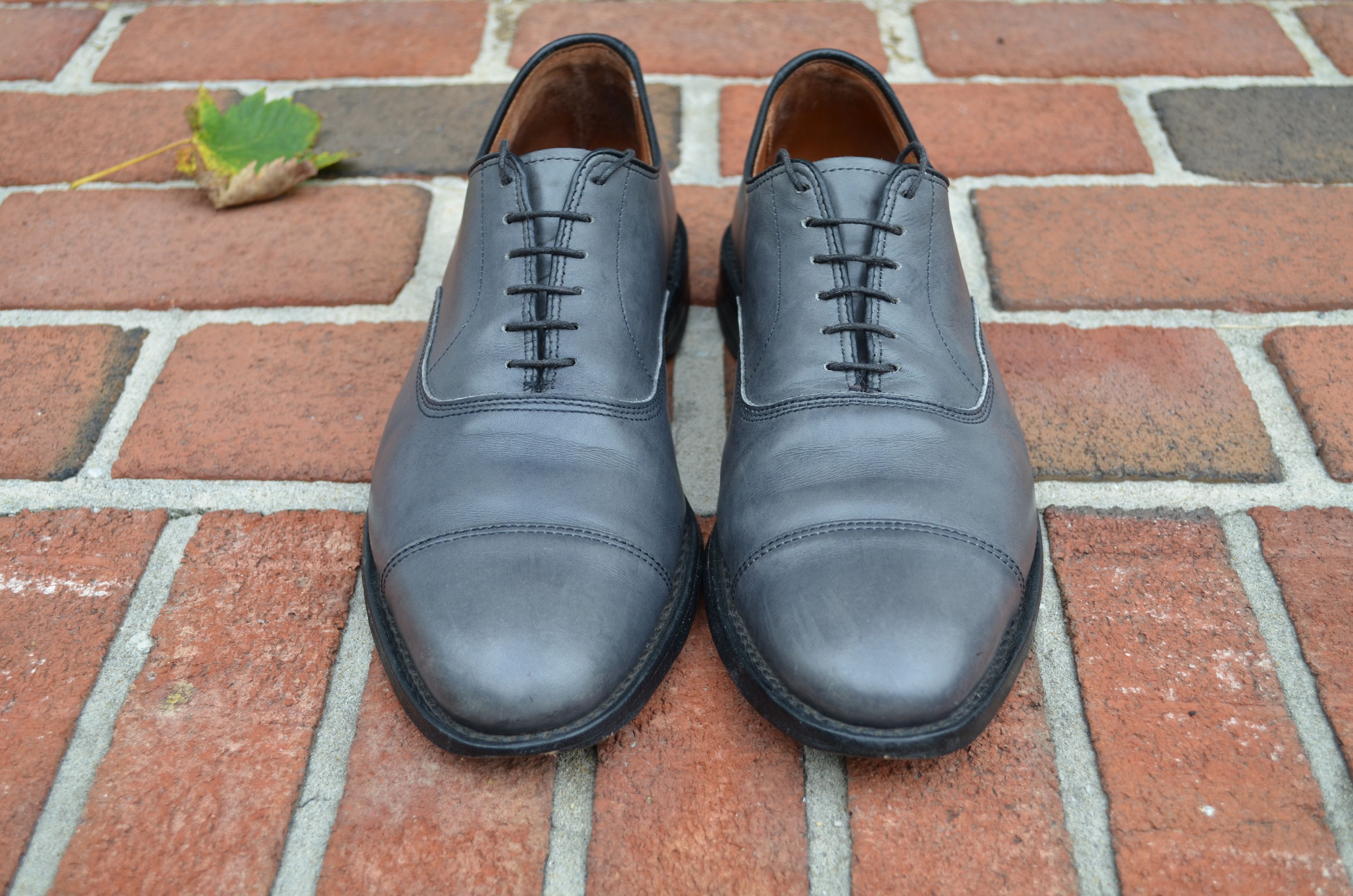 Allen Edmonds Park Avenue Grey Calfskin | Grailed