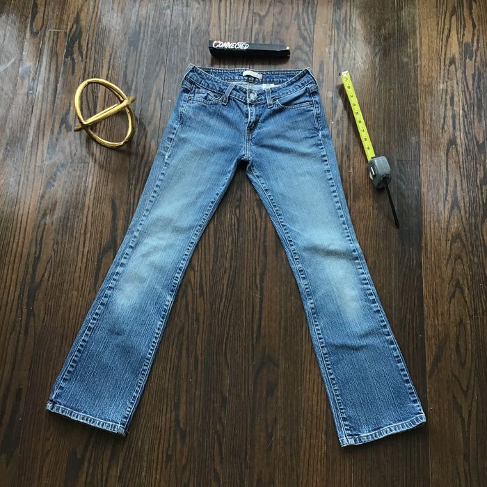 Levis Levi Jeans 545 Low Boot Cut Light Blue Grailed