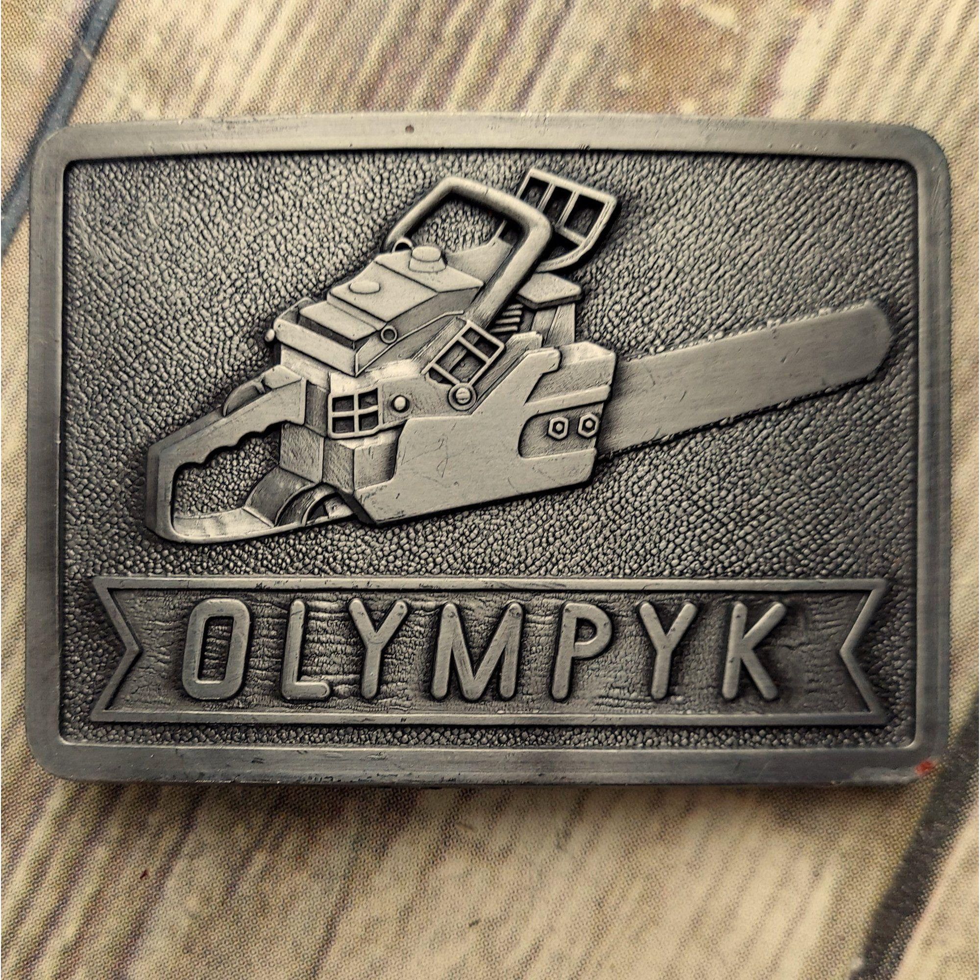 Other Olympyk Chainsaw Belt Buckle Vintage Lumberjack | Grailed
