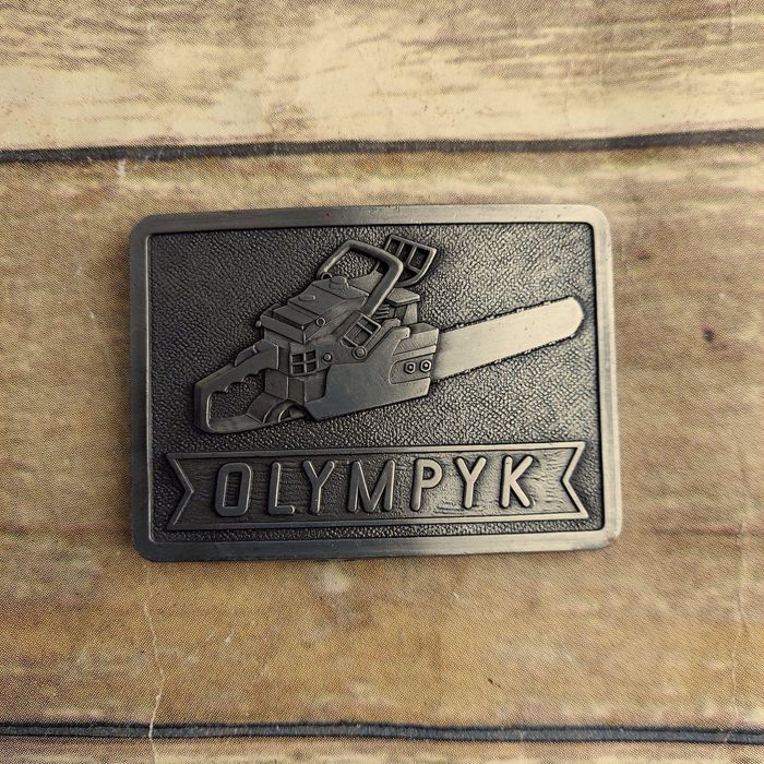 Other Olympyk Chainsaw Belt Buckle Vintage Lumberjack | Grailed
