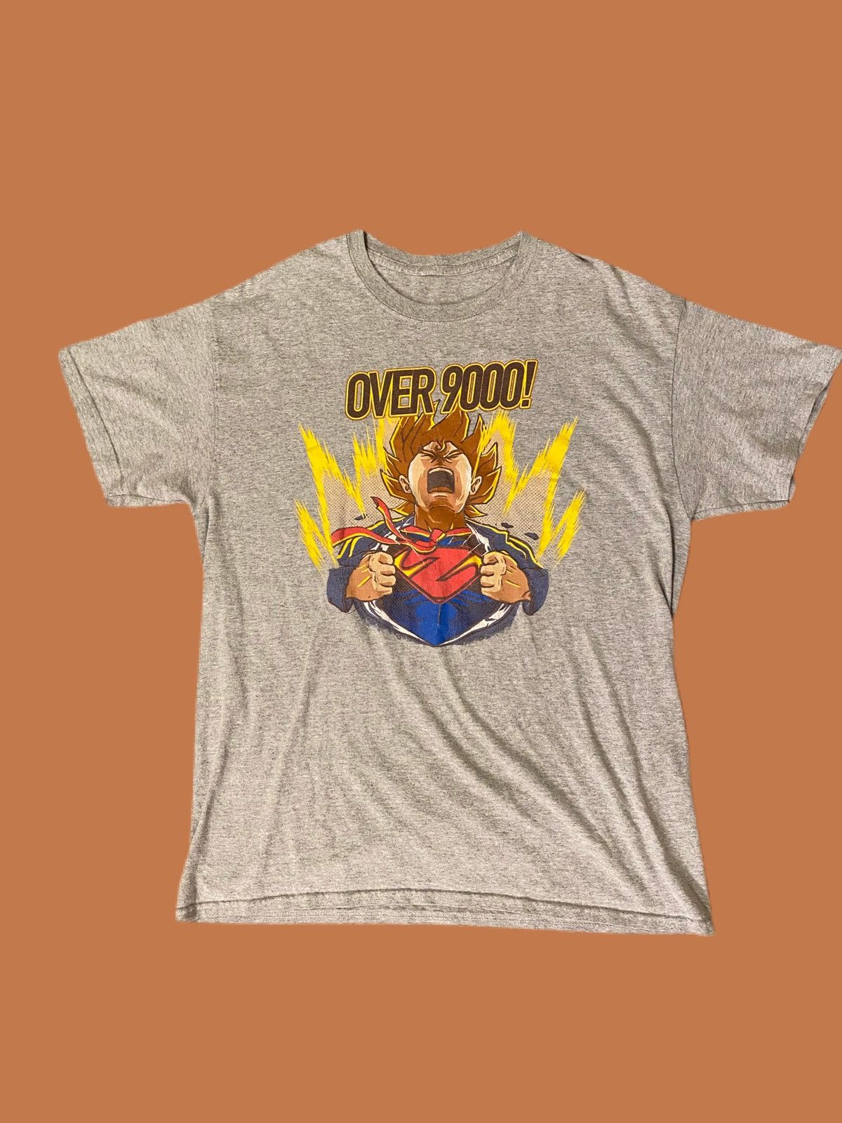 Vintage VTG Dragon Ball Z Over 9000 Goku Vigetta | Grailed