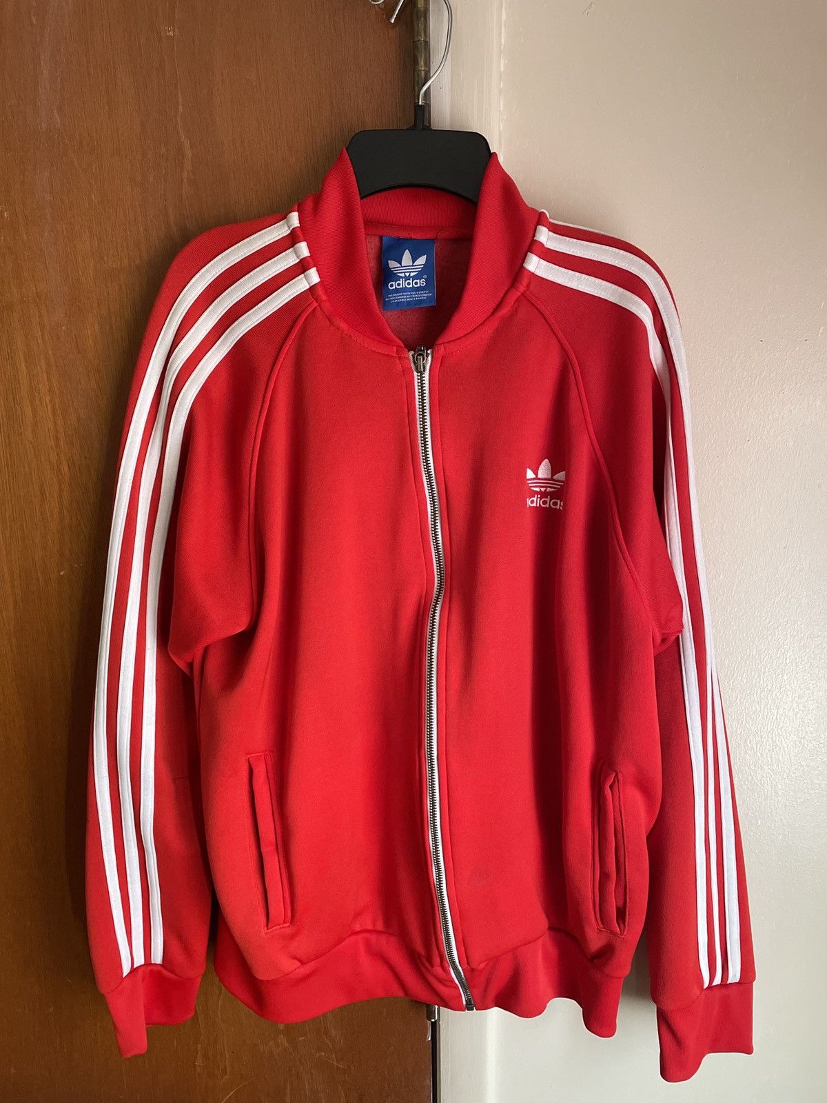Adidas Red Adidas jacket | Grailed