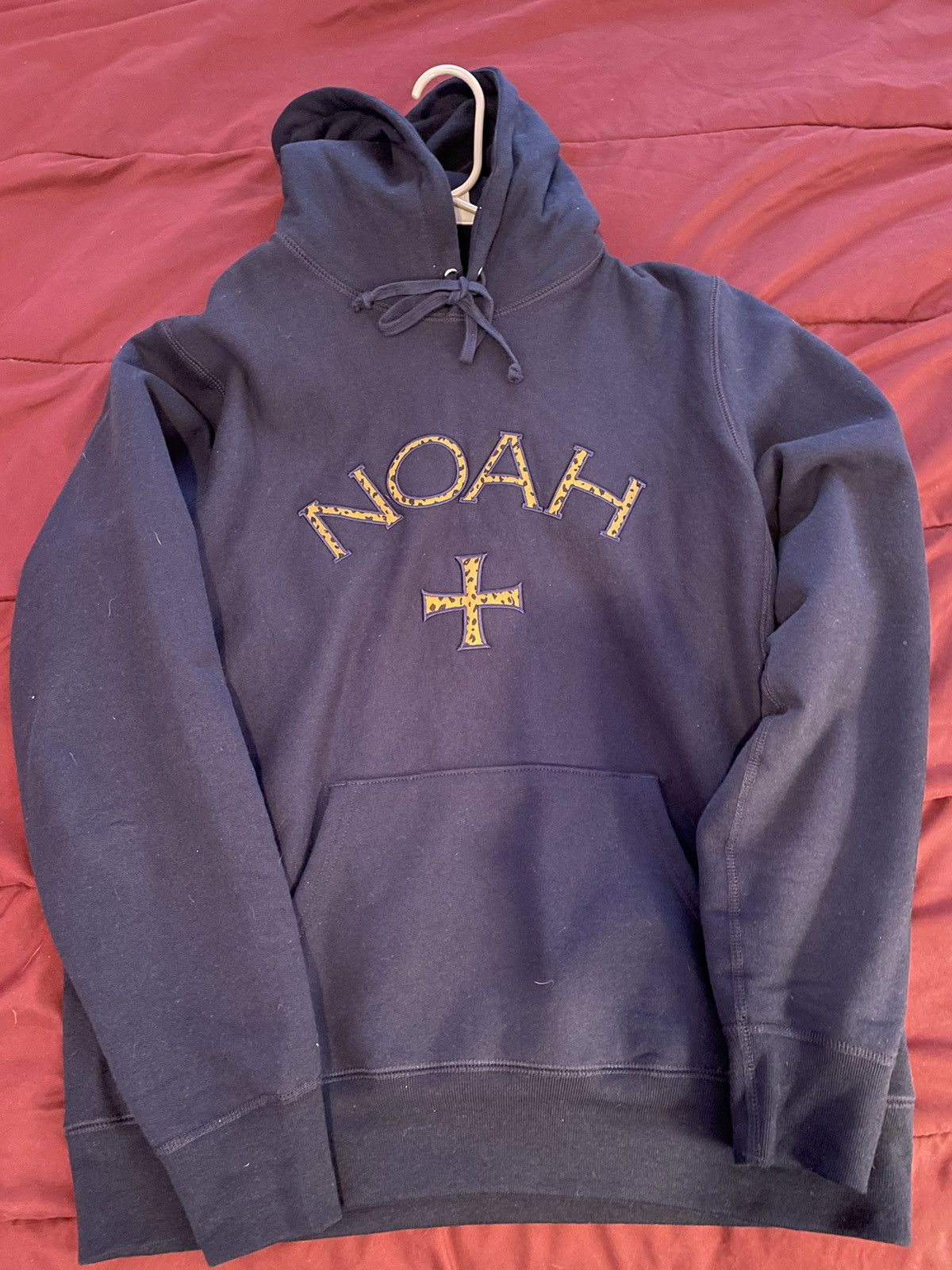 Noah Noah core logo hoodie leopard cheetah | Grailed