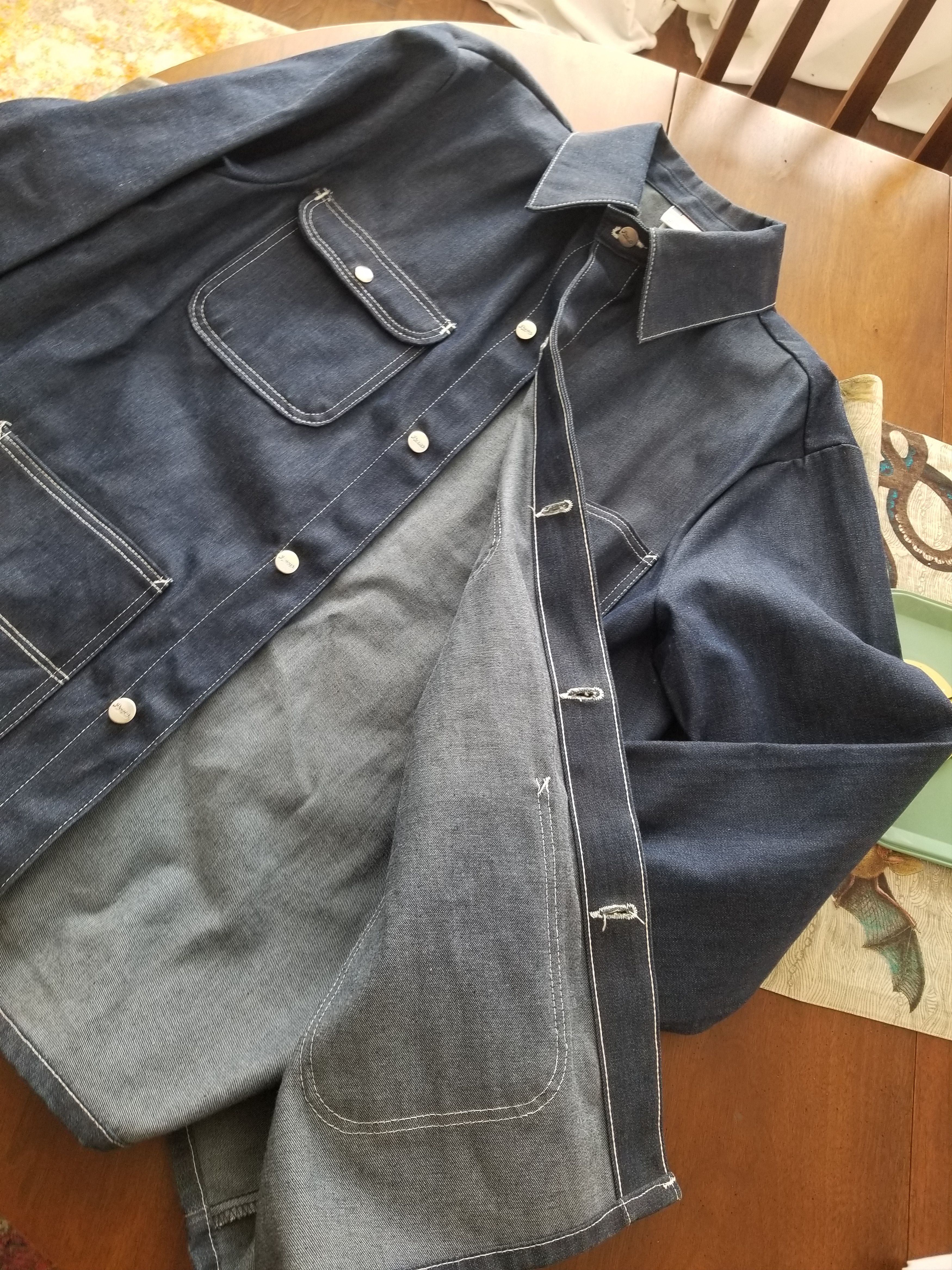 Pointer Made in USA Rigid Denim Chore Coat Brand new | Grailed