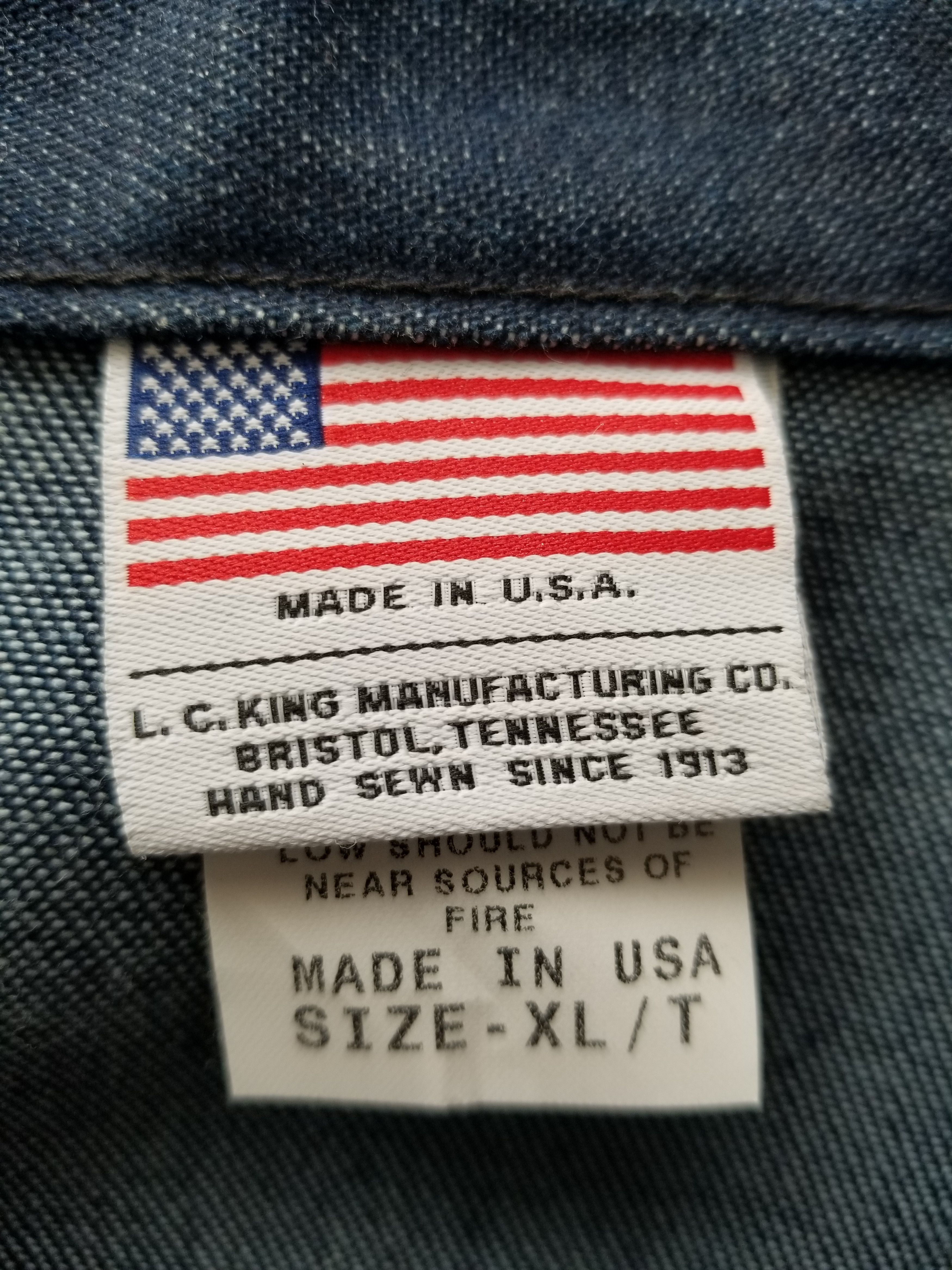 Pointer Made in USA Rigid Denim Chore Coat Brand new | Grailed