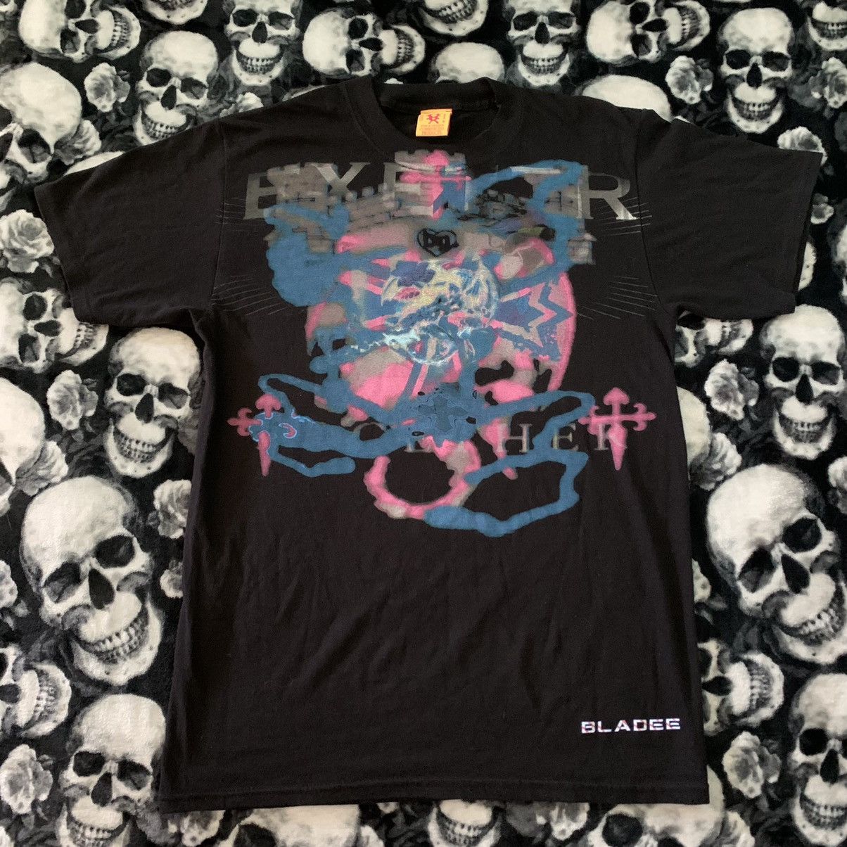 Streetwear Bladee Exeter Castle Tee Black | Grailed
