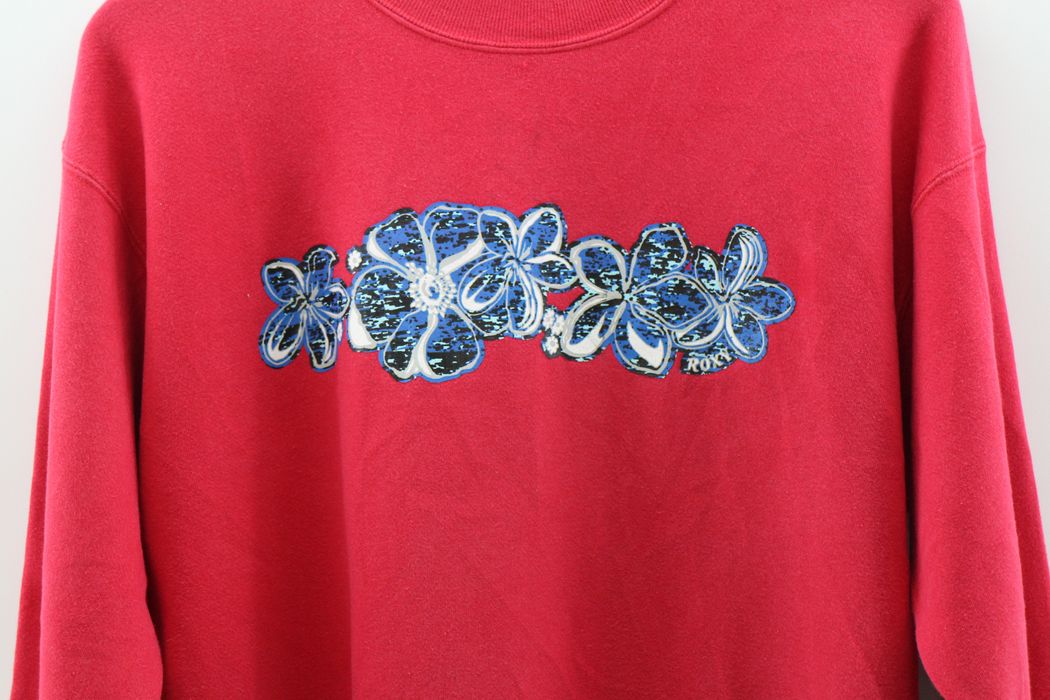 Surf Style Vintage ROXY Surfing Pullover Sweatshirt Unisex Size L | Grailed