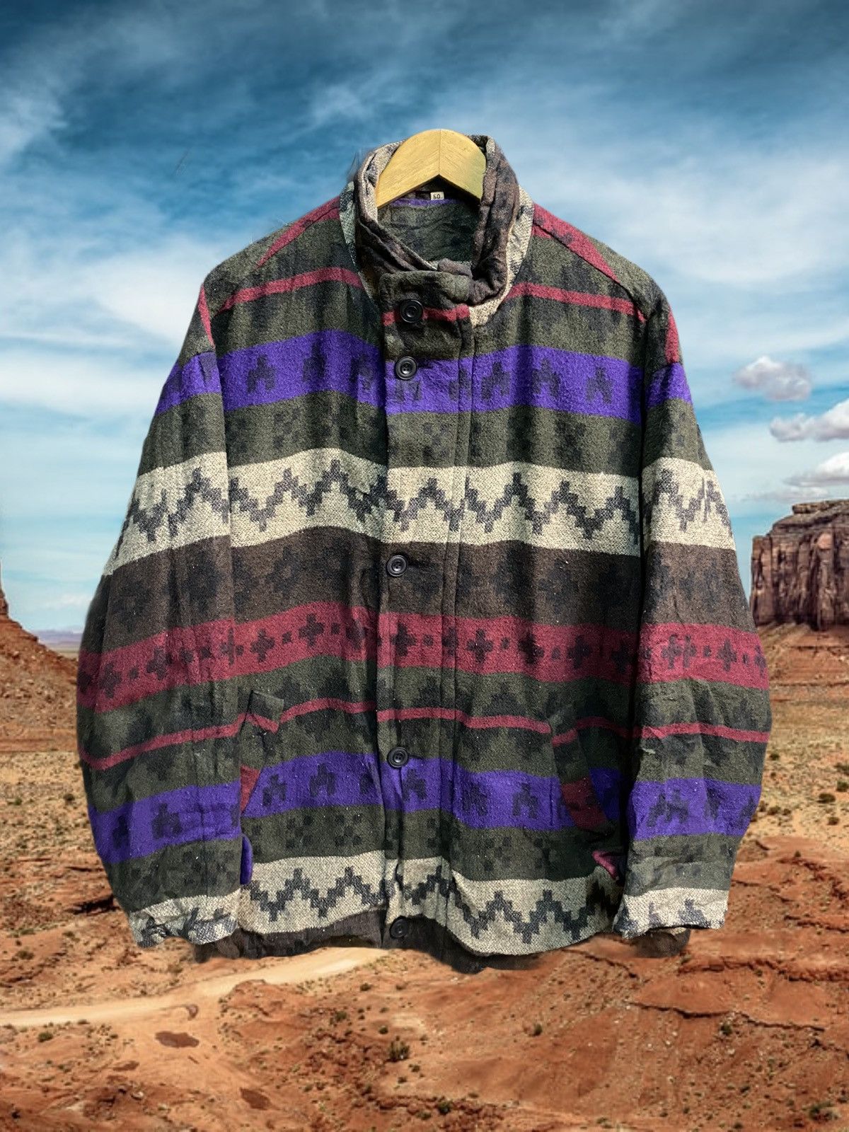 Vintage Vintage Aztec Mountain Jacket | Grailed