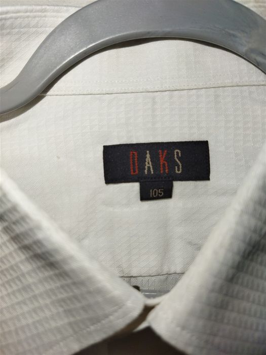Daks London Daks London White Button Up Short Sleeve Shirt | Grailed