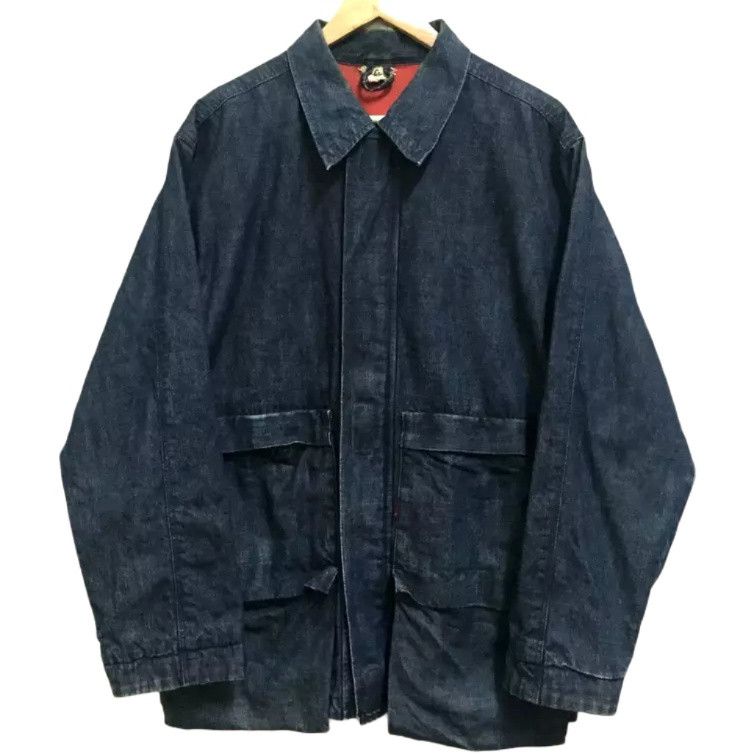 Eternal 🔥Vintage Eternal japan chore zipper denim jacket 4 pocket | Grailed