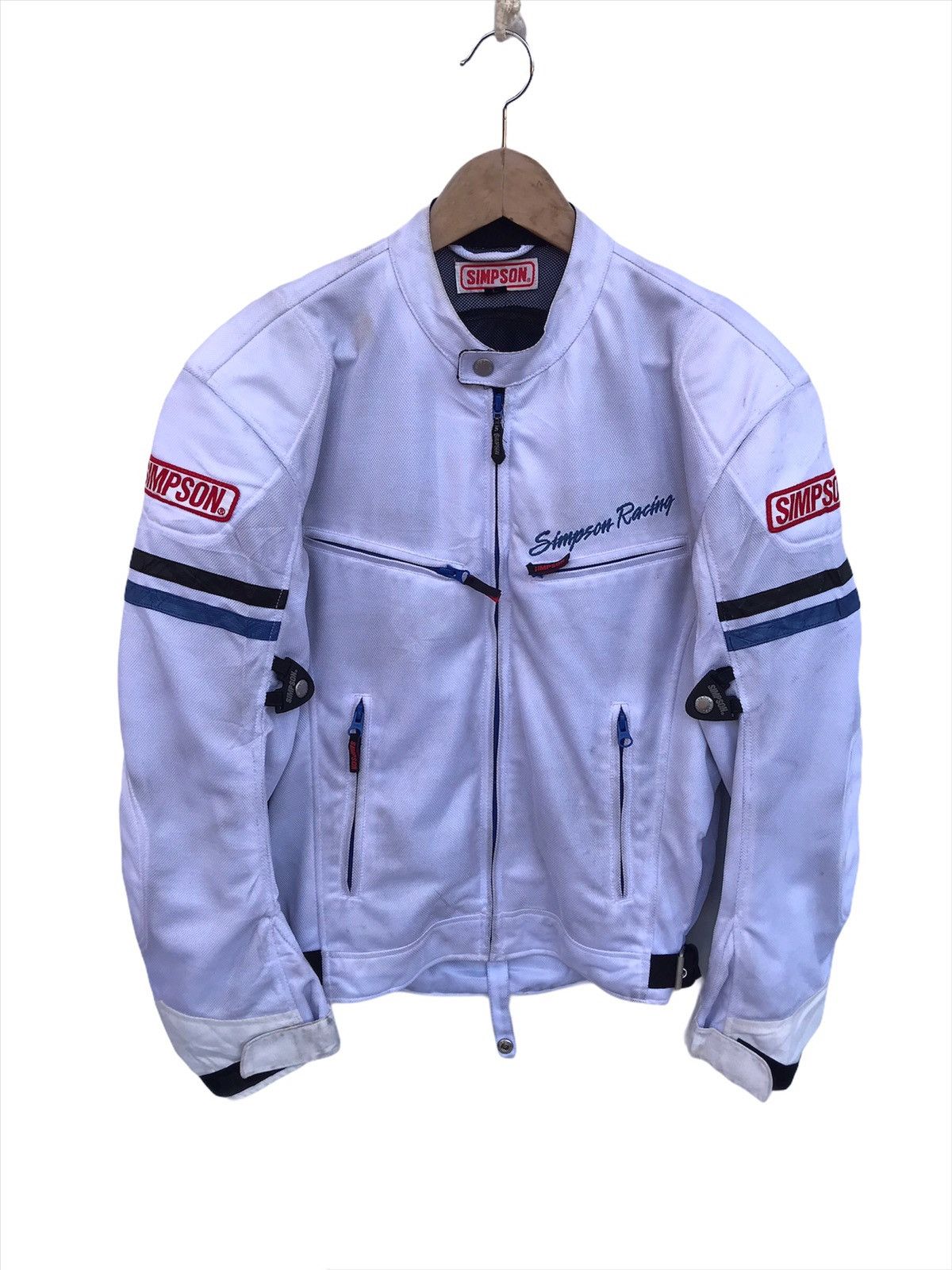 The Simpsons Simpson Jacket racing very rare design | Grailed