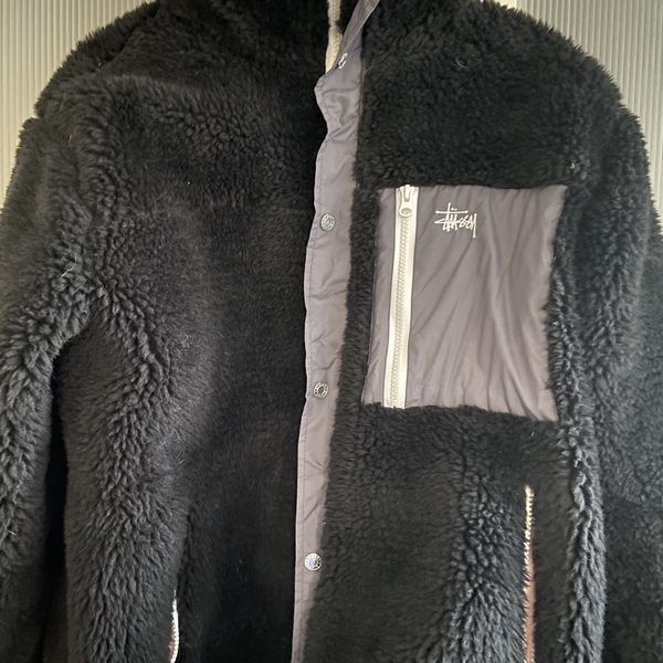 Stussy Stussy teddy fleece jacket | Grailed