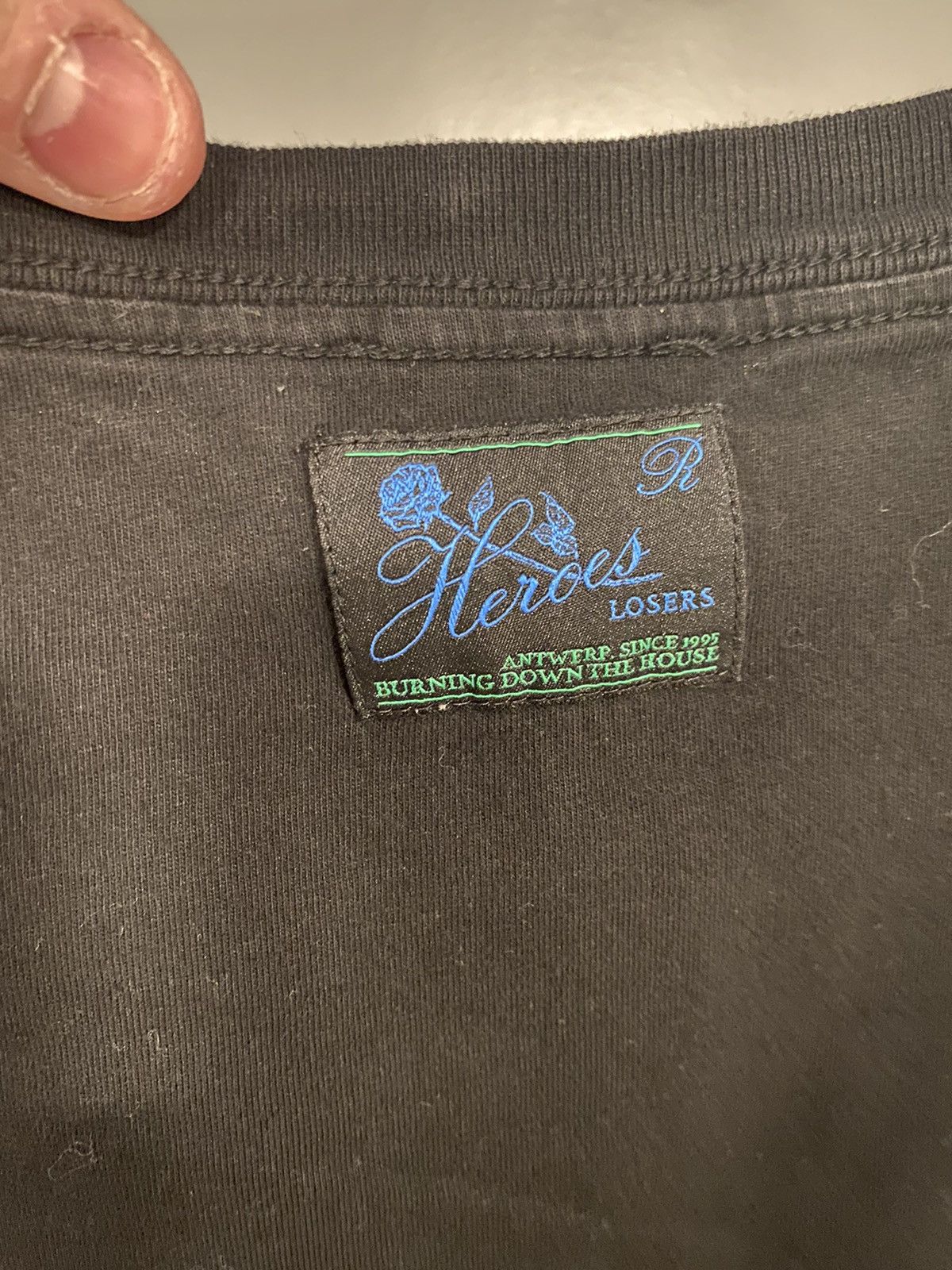 Raf Simons Raf Simons Blue Velvet Collage Tee | Grailed