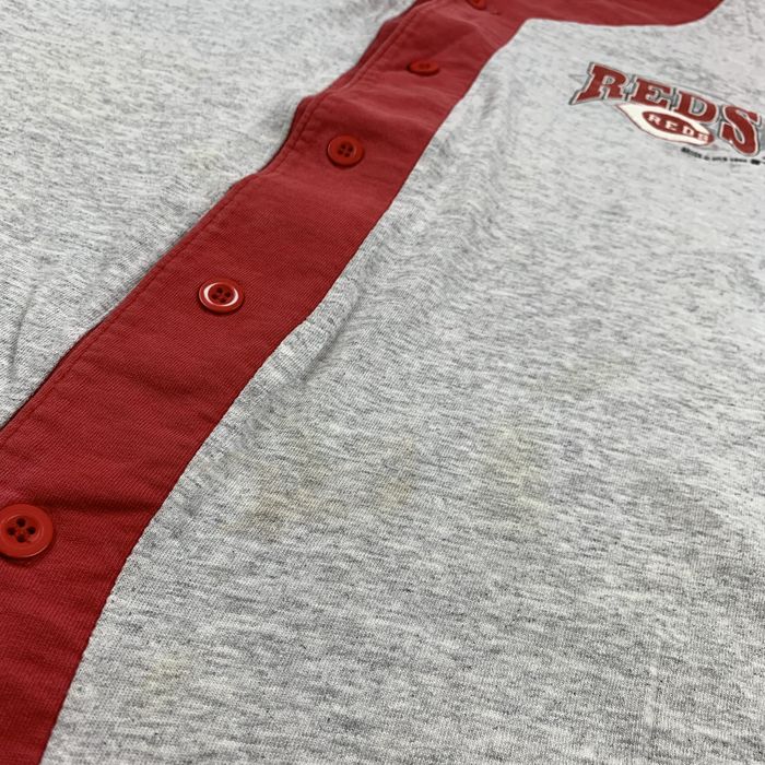 Vintage Vintage 1993 Cincinnati Reds Grey/Red Baseball Jersey | Grailed