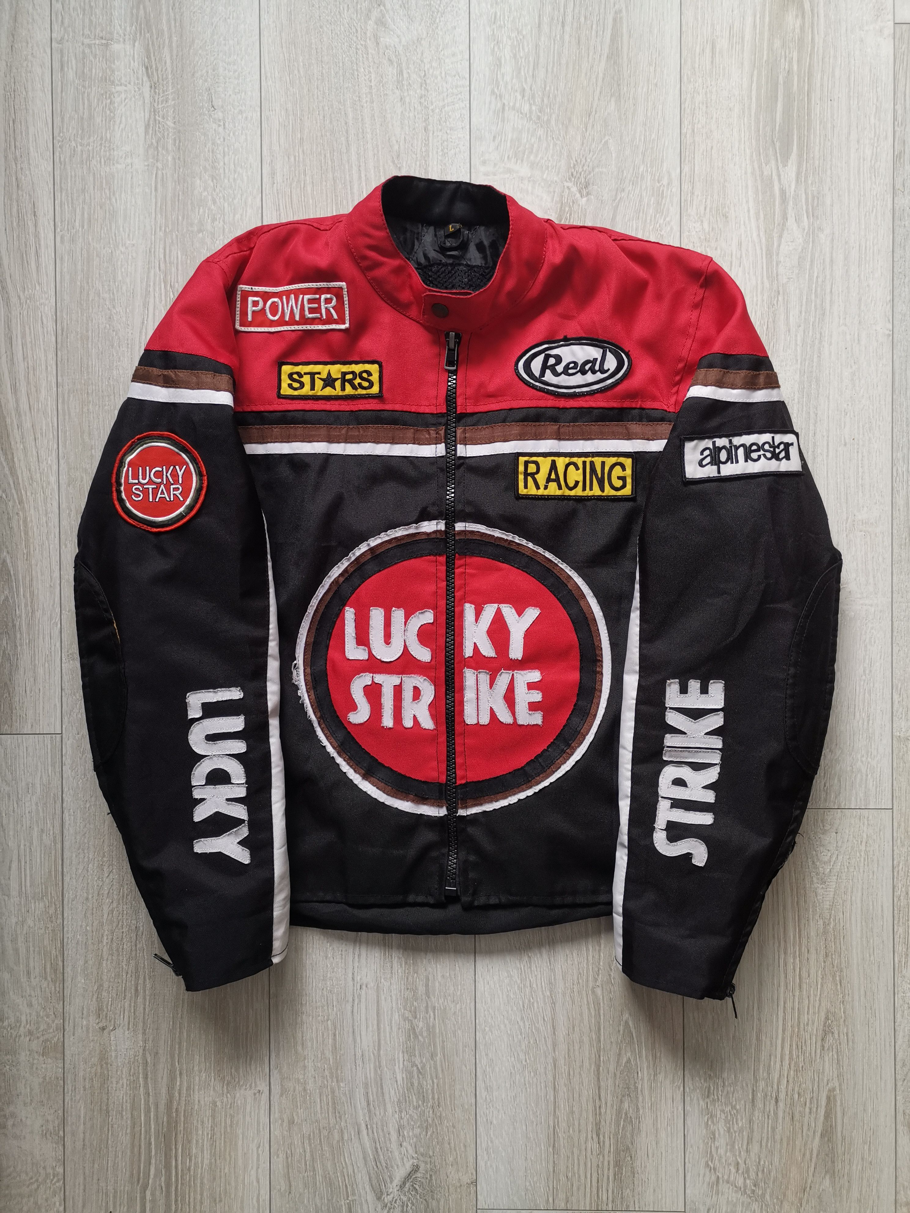 Vintage 🔥Vintage LUCKY STRIKE racing jacket | Grailed
