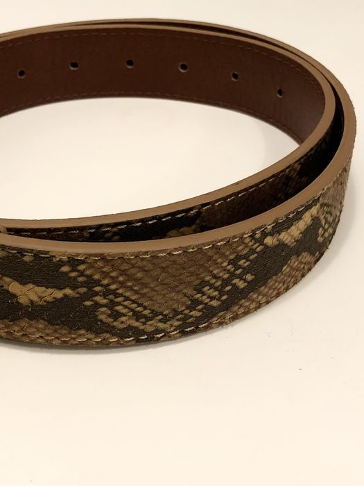 Stussy Leather snakeskin / python belt | Grailed