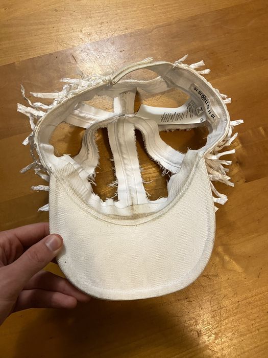 Maison Margiela deconstructed raffia/raphia hat | Grailed